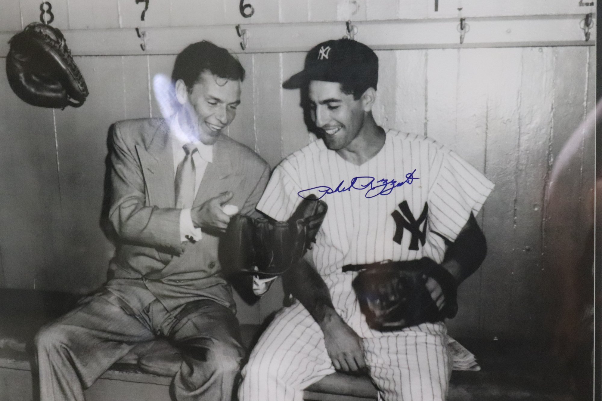 Framed Photograph Of Phil, Rizzuto And Frank Sinatra. #49184 ...
