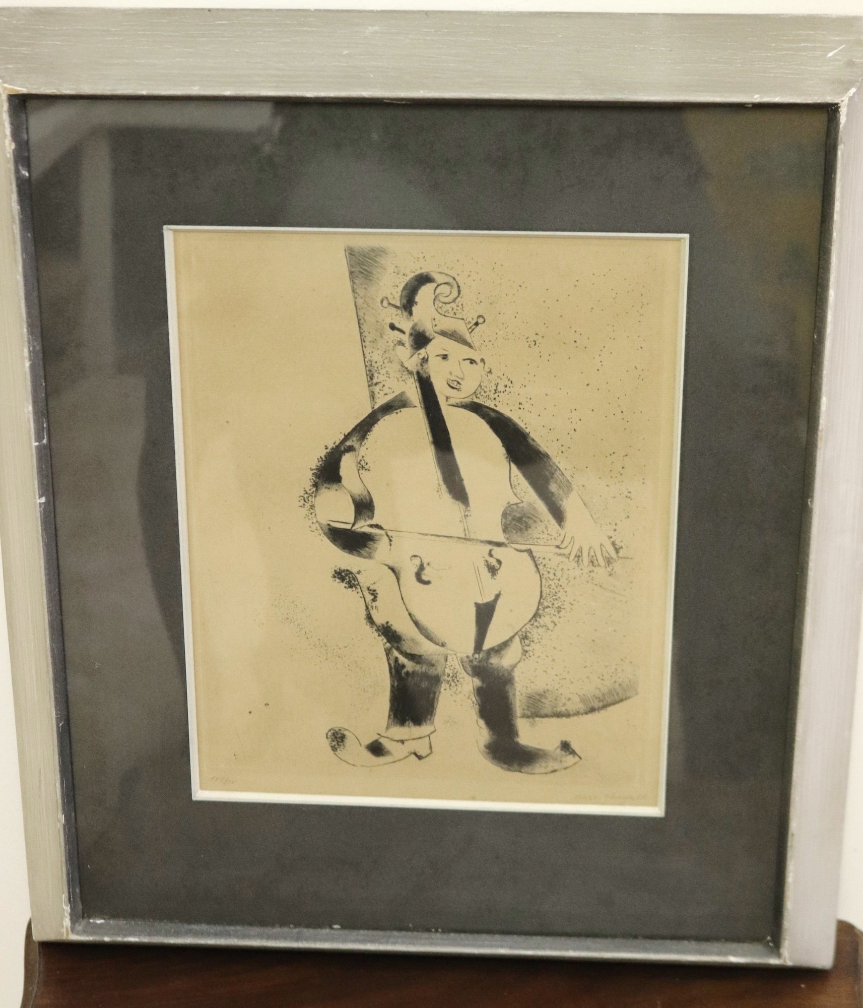 Der Musiker Vintage Signed And Numbered Print/ Etching By Artist Marc ...