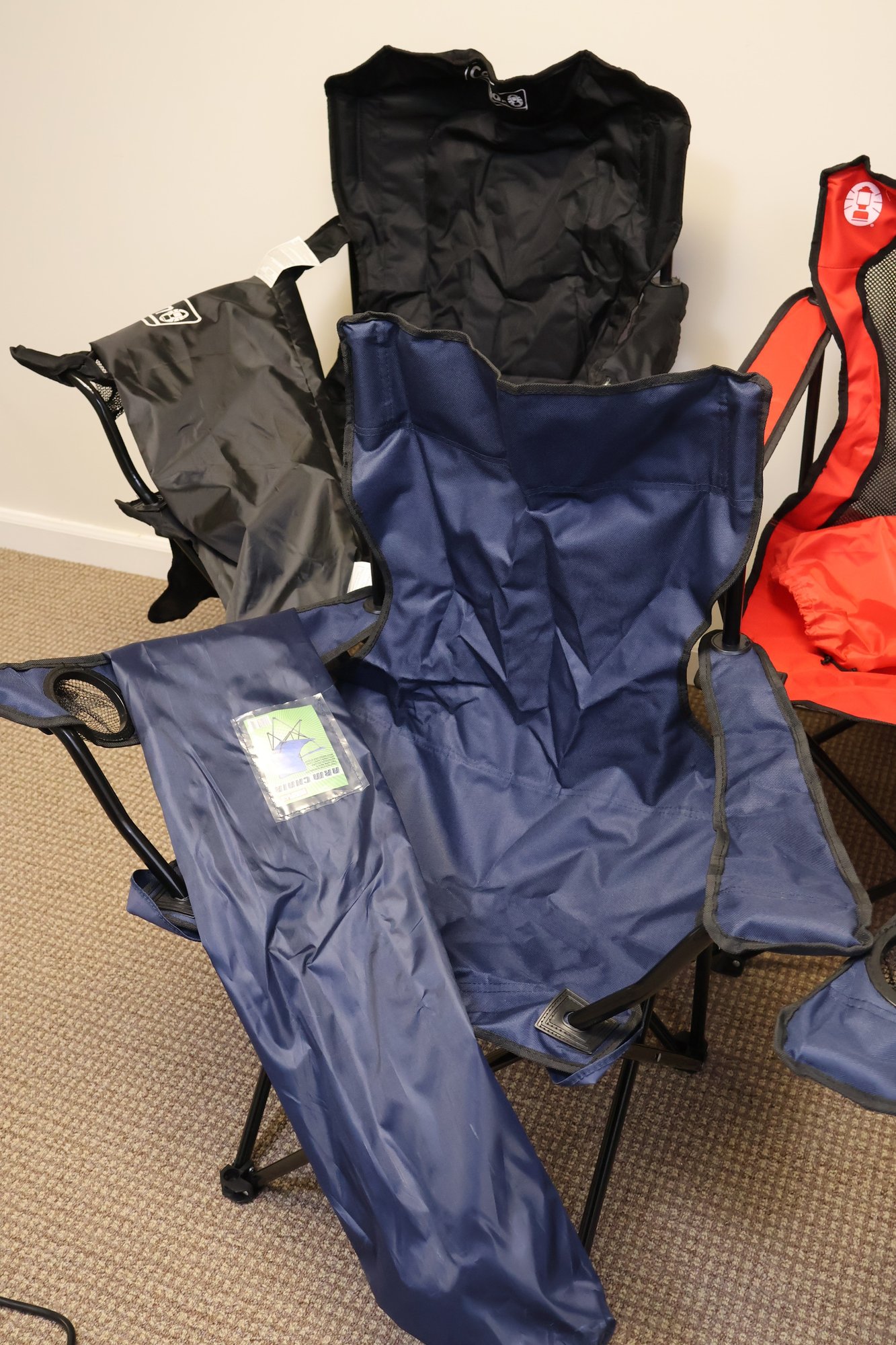 Coleman And Modells Foldable Camping Chairs #67935 | Auctionninja.com