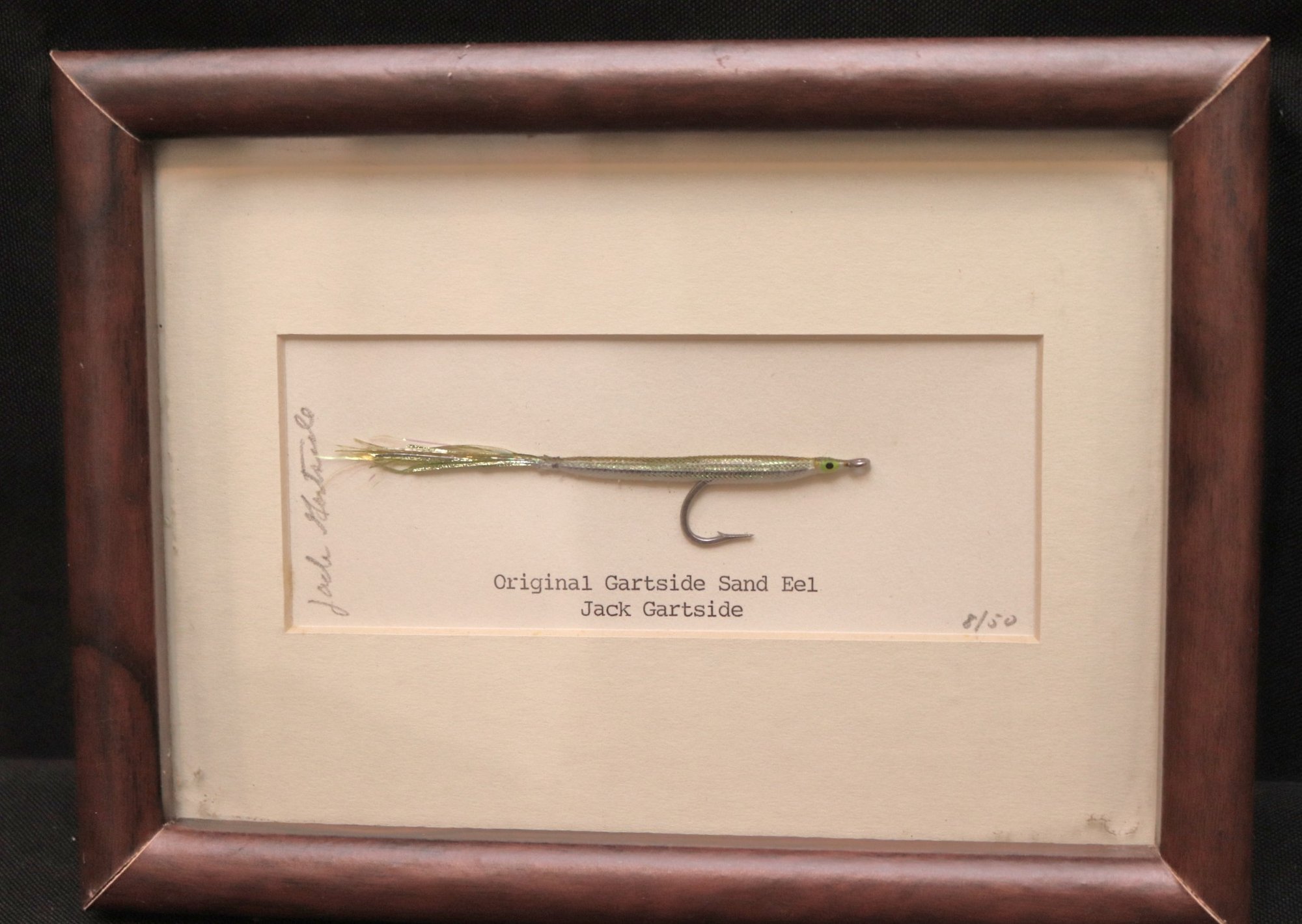 Original Gartside Sand Eel Fishing Fly By Jack Gartside 8/50 In Frame ...
