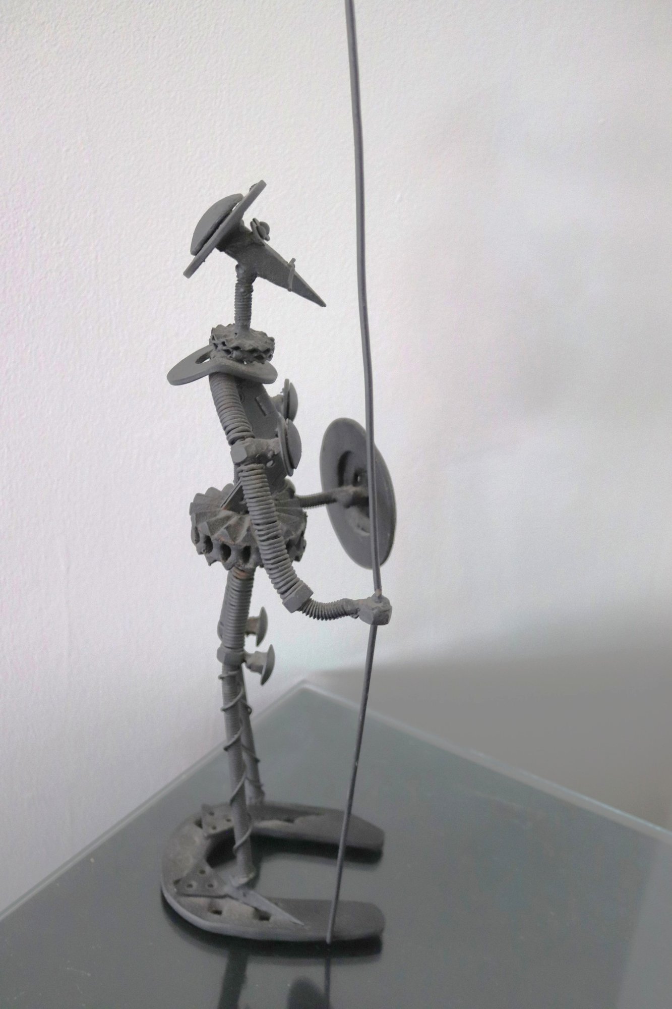 Don Quixote Metal Sculpture Made From Salvaged And Recycled Pieces ...