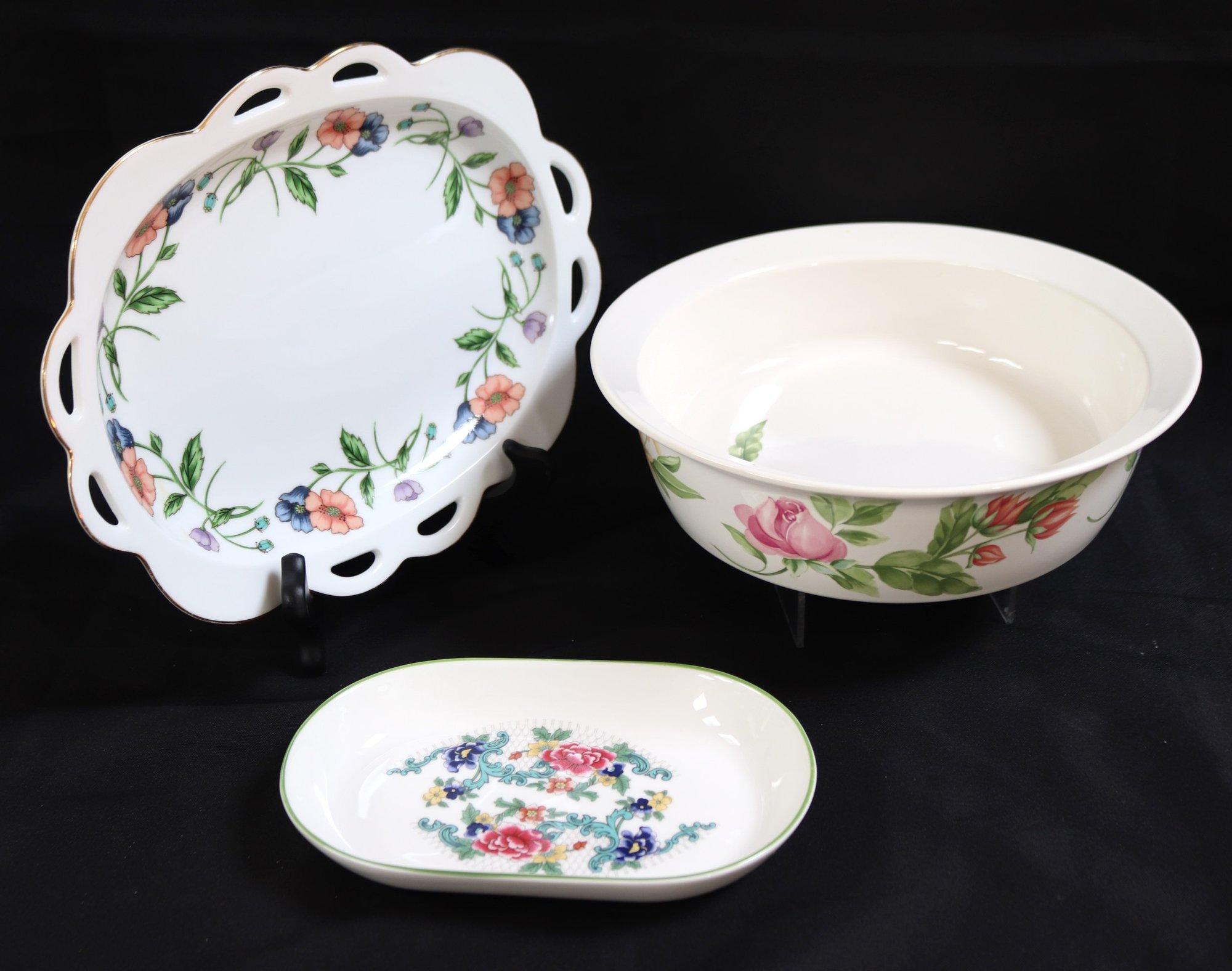 Pfaltzgraff Portfolio Dinnerware Dish, House Of Prill Pierced Floral ...