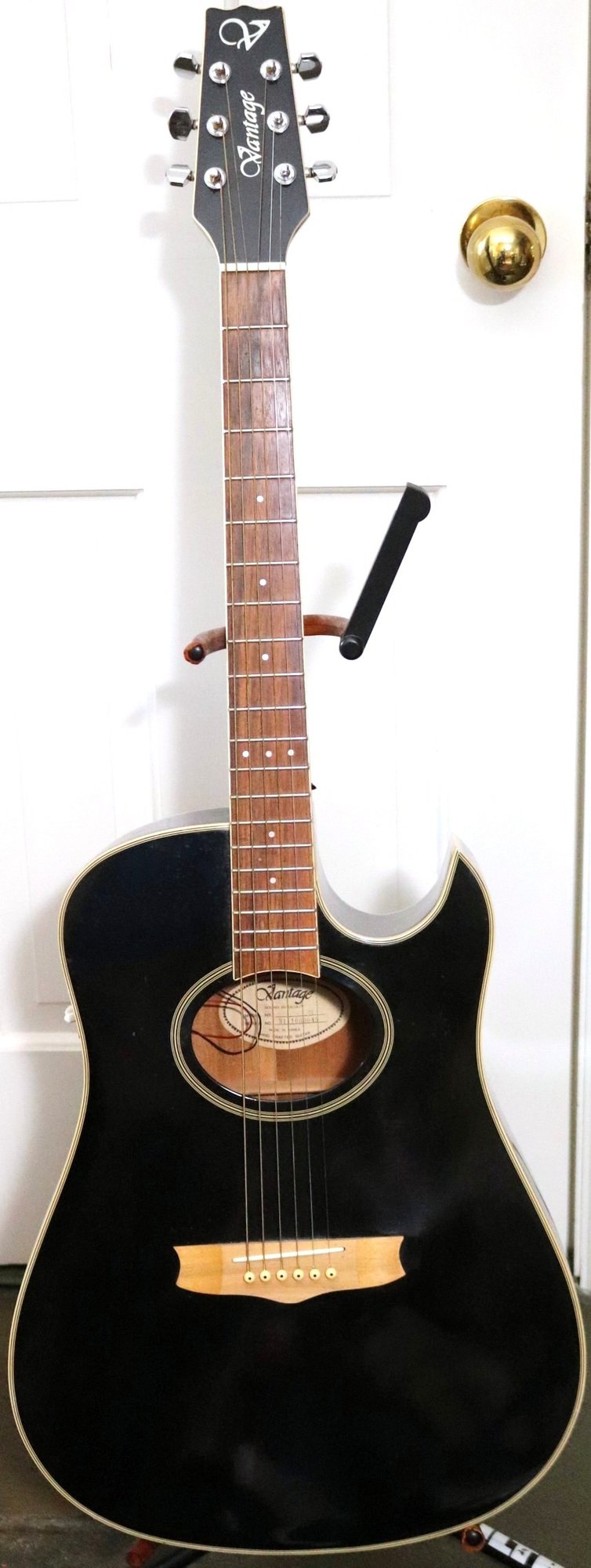 Vintage Vantage VS 35CE Hand Crafted Acoustic-Electric Guitar #65209 ...
