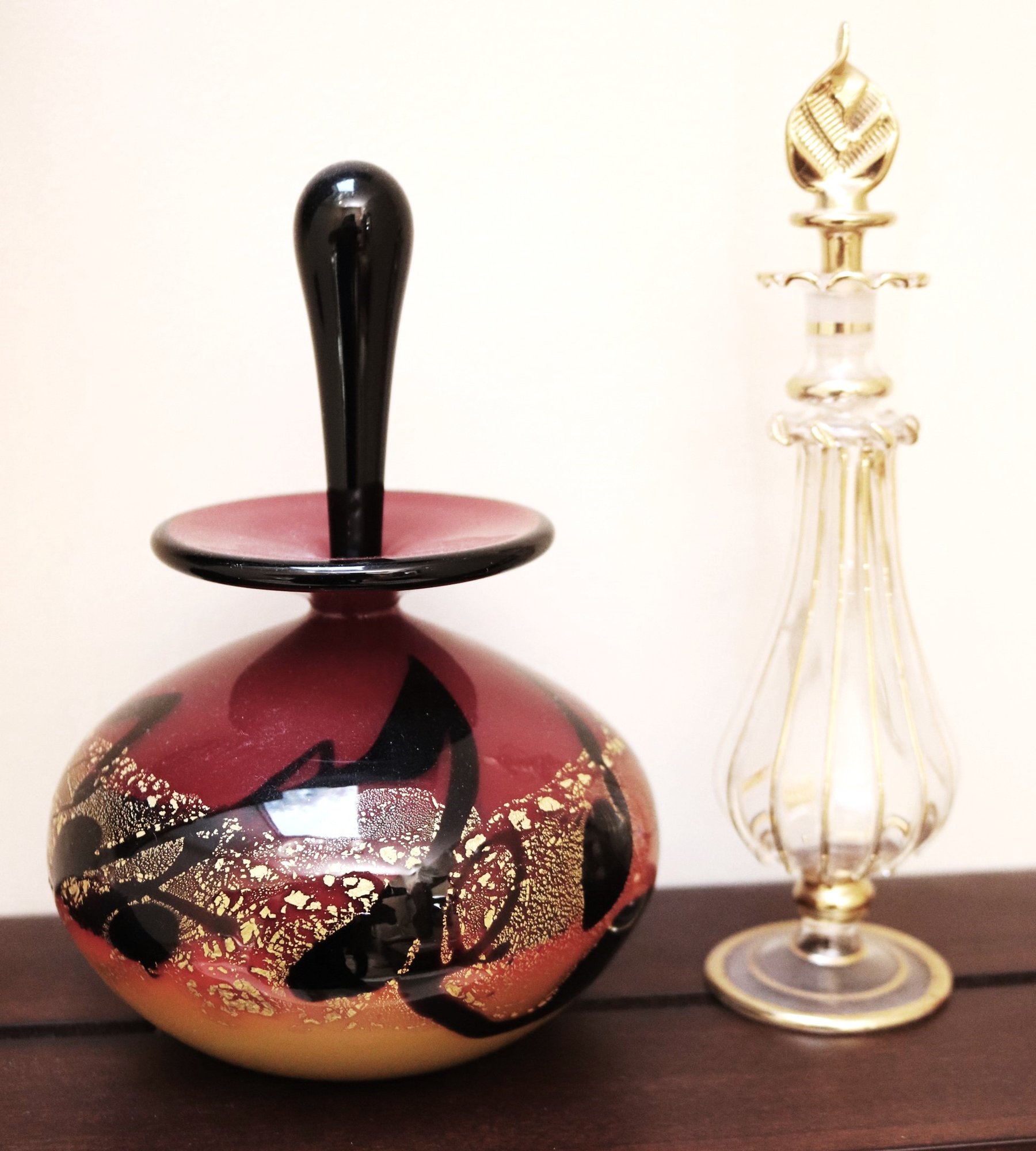 Collection Of Assorted Decorative Perfume Bottles Including Signed ...