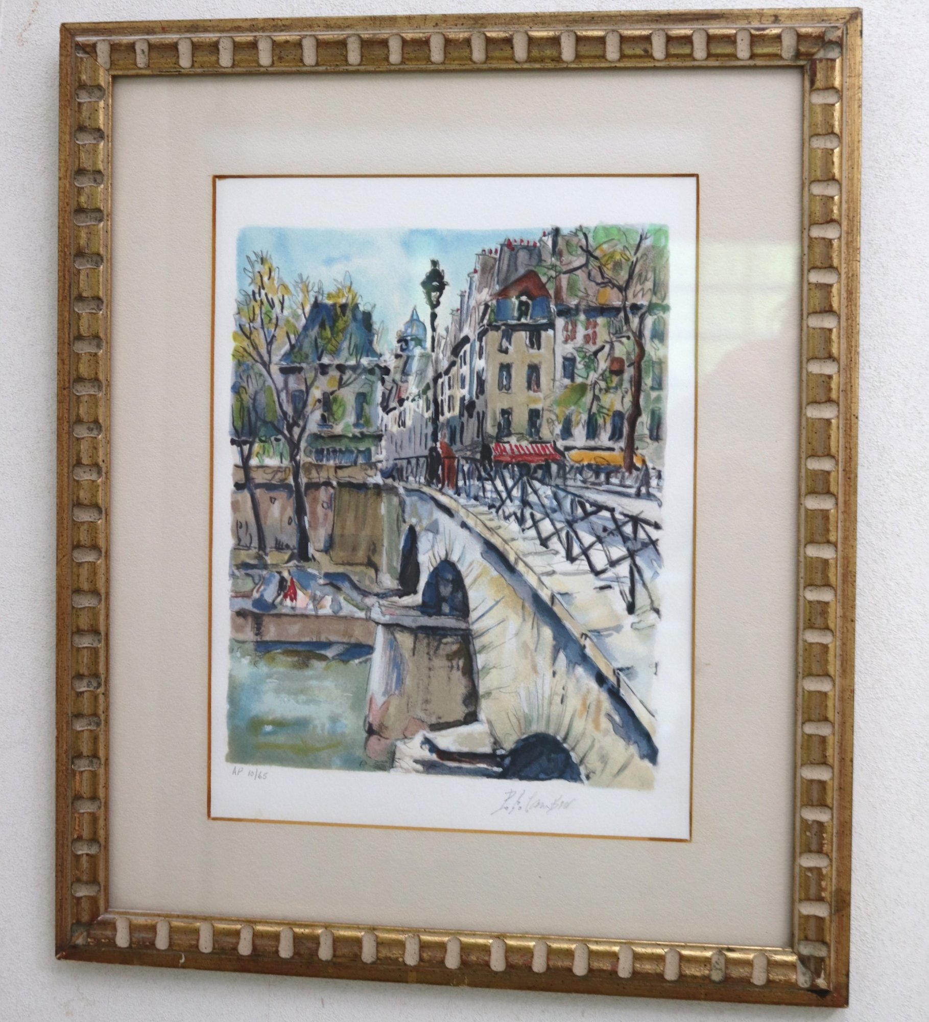 Signed Artist Proof 10/65 By Pierre Cambier Of Le Pont Nuif #50855 ...