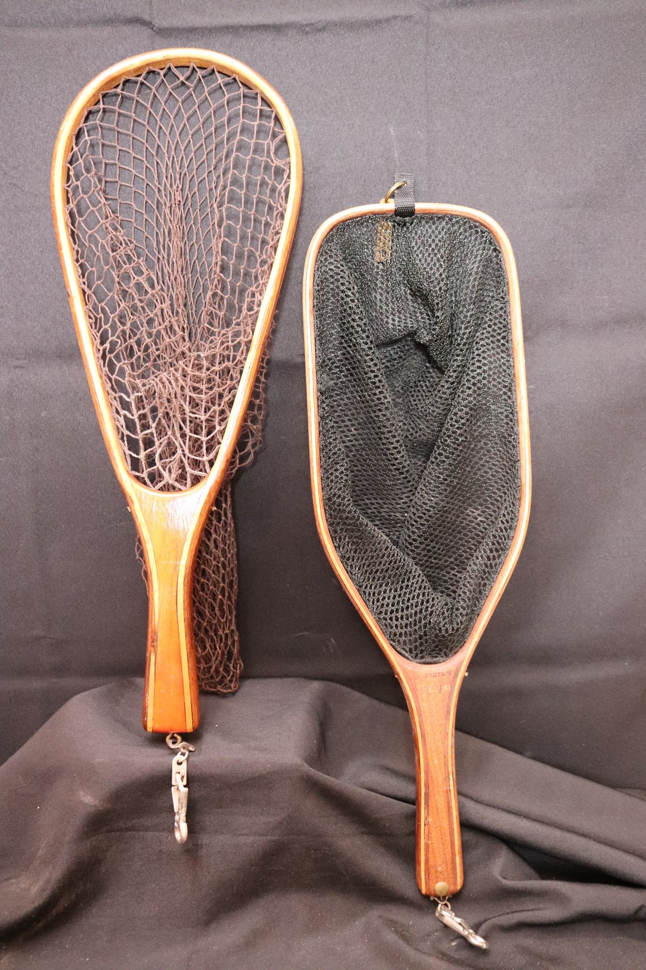 Vintage Wood Fly Fishing Landing Nets Made By Signature Concepts And ...