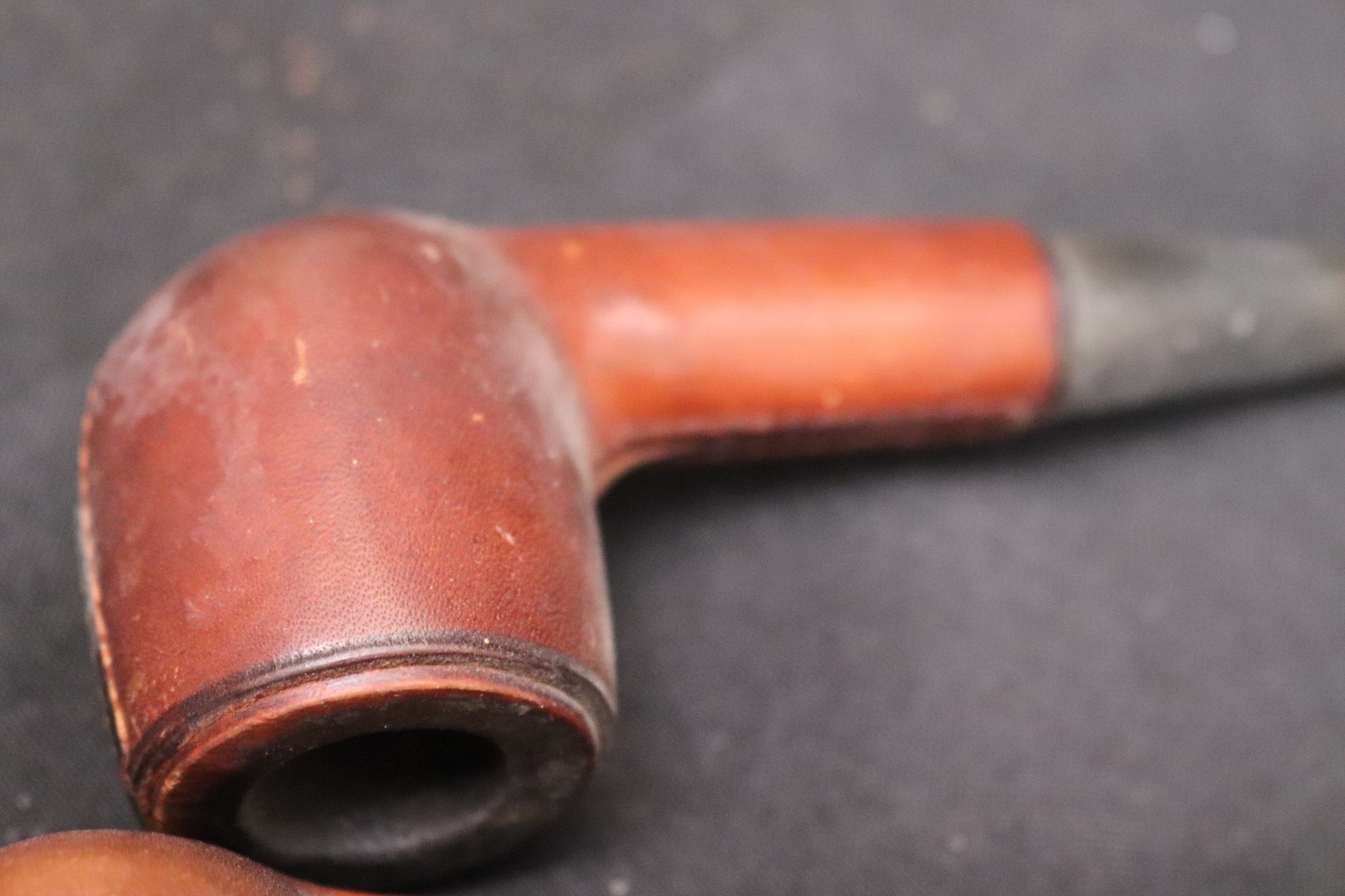 9 Vintage Tobacco Pipes, Mostly Briar From England Includes Two Leather ...