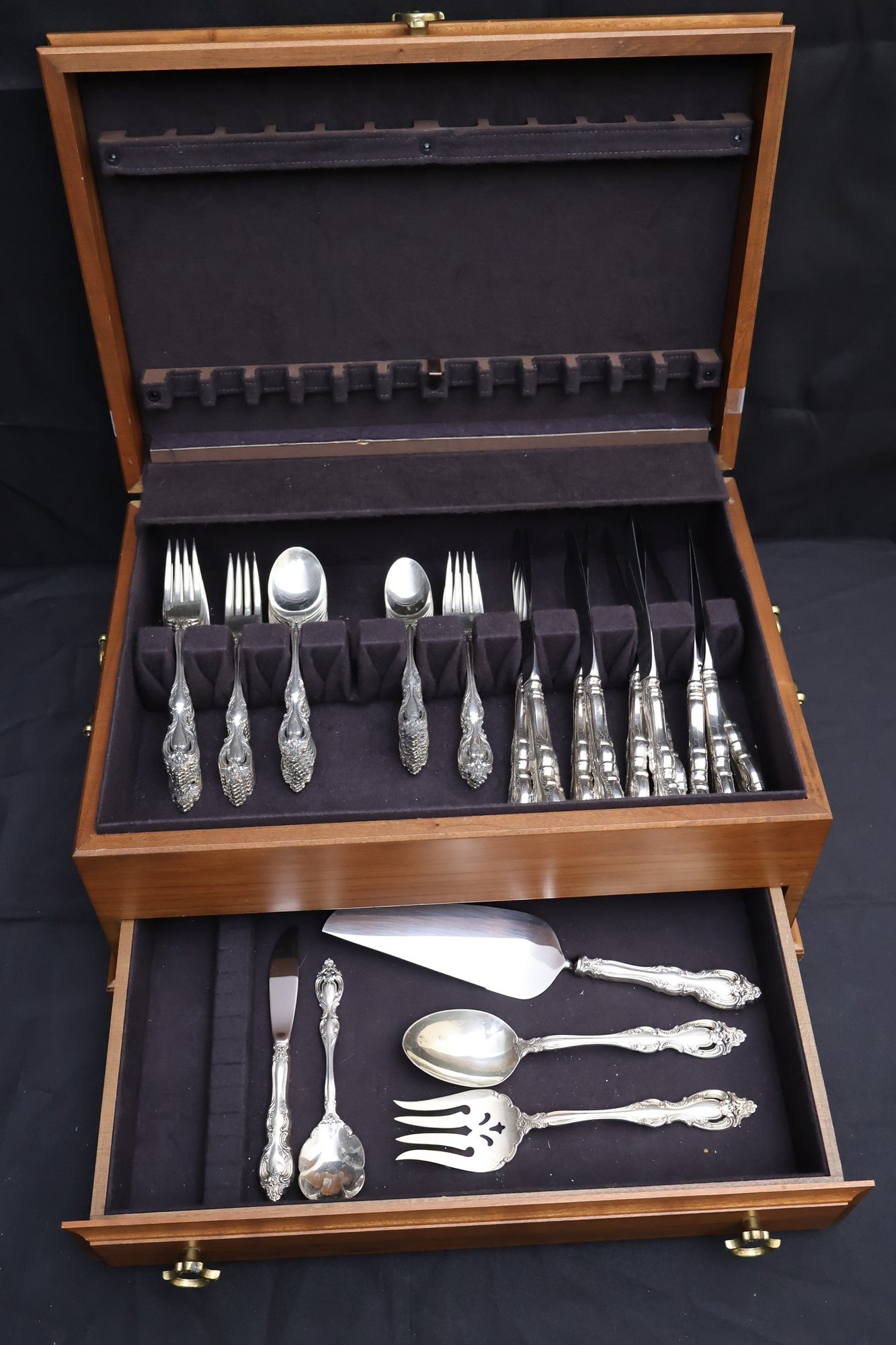 Sterling Silver Oneida Community Du Maurier Aka Bromley Pattern ...