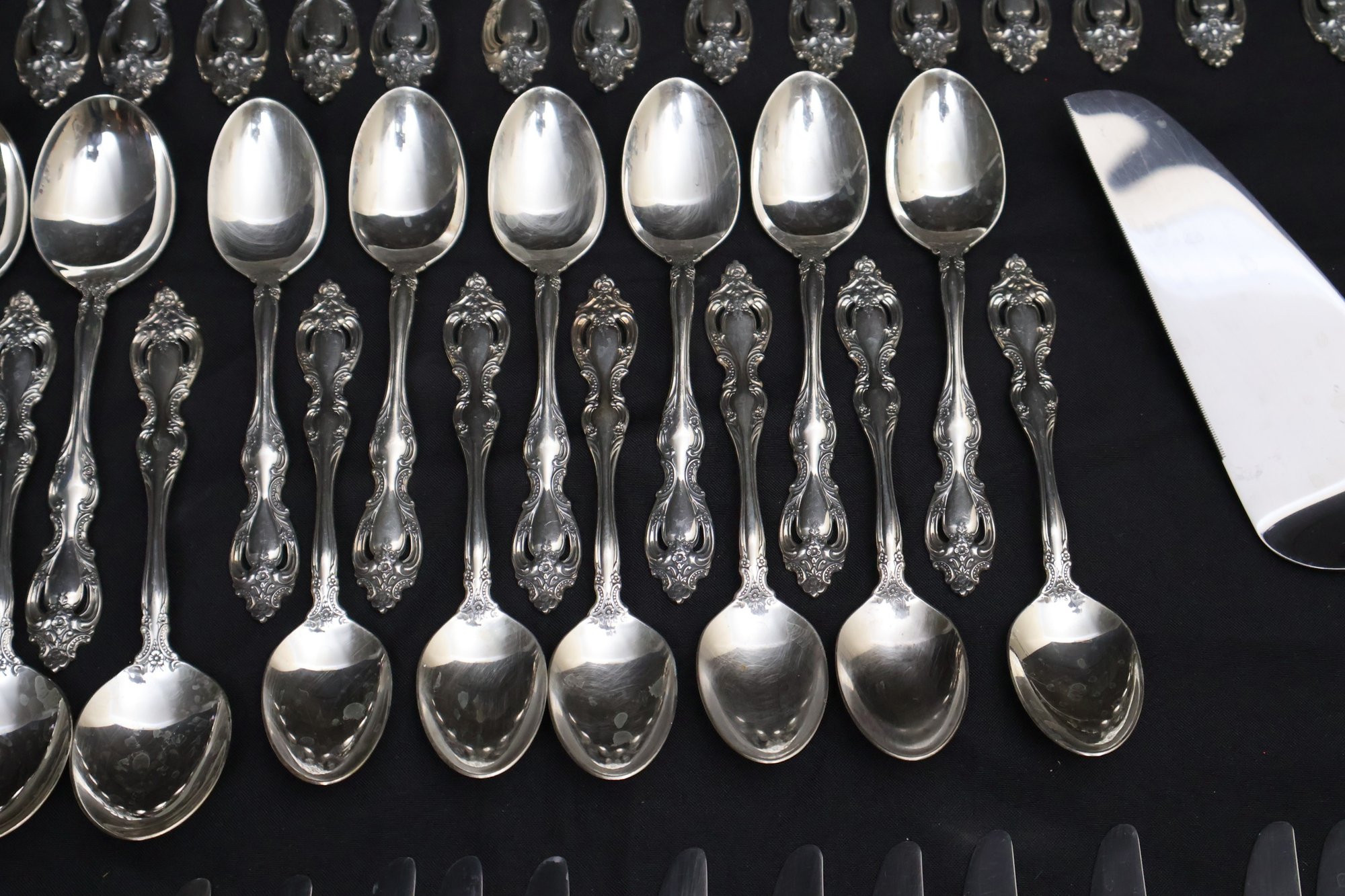 Sterling Silver Oneida Community Du Maurier Aka Bromley Pattern ...