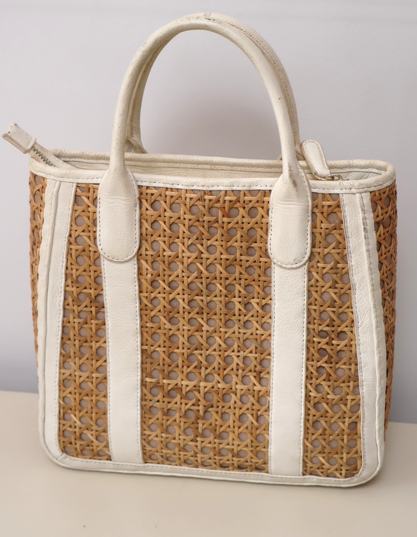 Womens Designer Handbags Including Leather/ Cane Style Woven Talbots ...