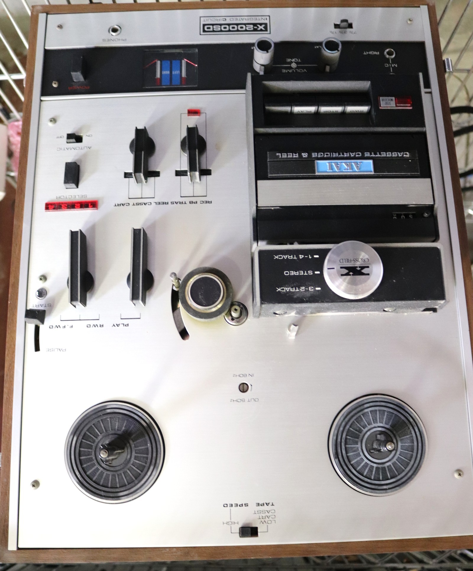 Vintage Akai Cassette Cartridge And Reel X 2000 SD Integrated Circuit ...