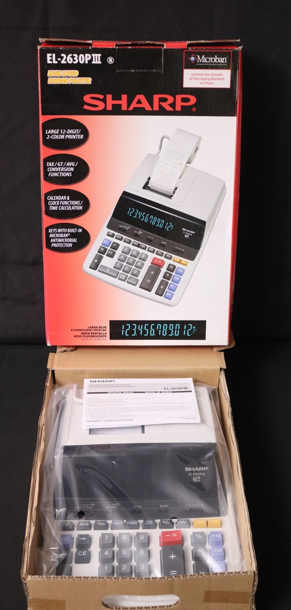 Sharp EL-2630PIII 12 Digit Desktop Calculator #62553 | Auctionninja.com