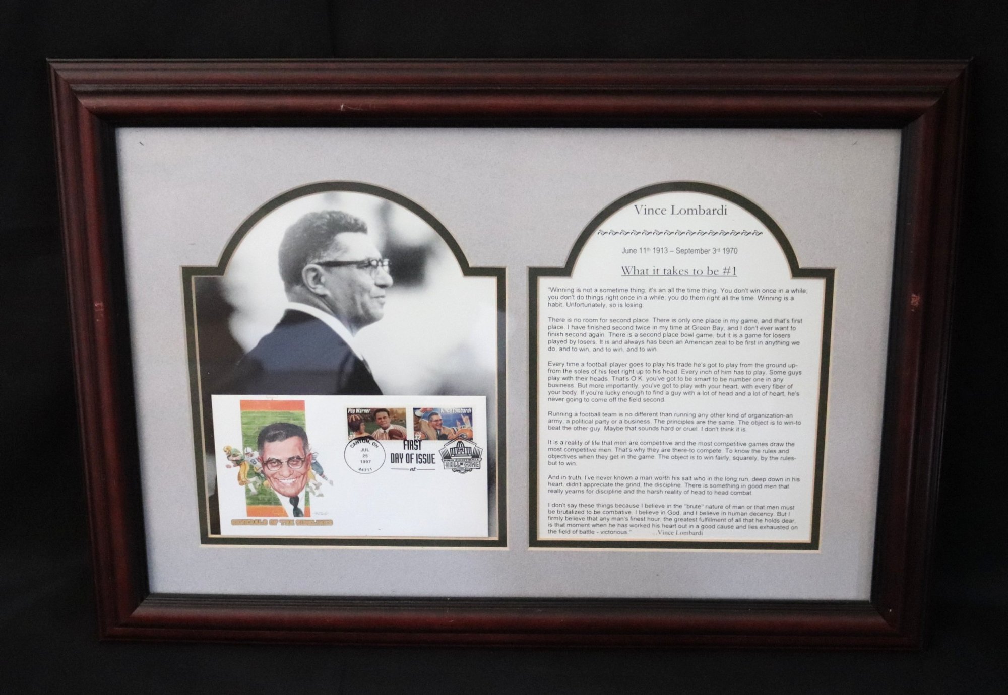Vince Lombardi What It Takes To Be Number 1 #63627 | Auctionninja.com