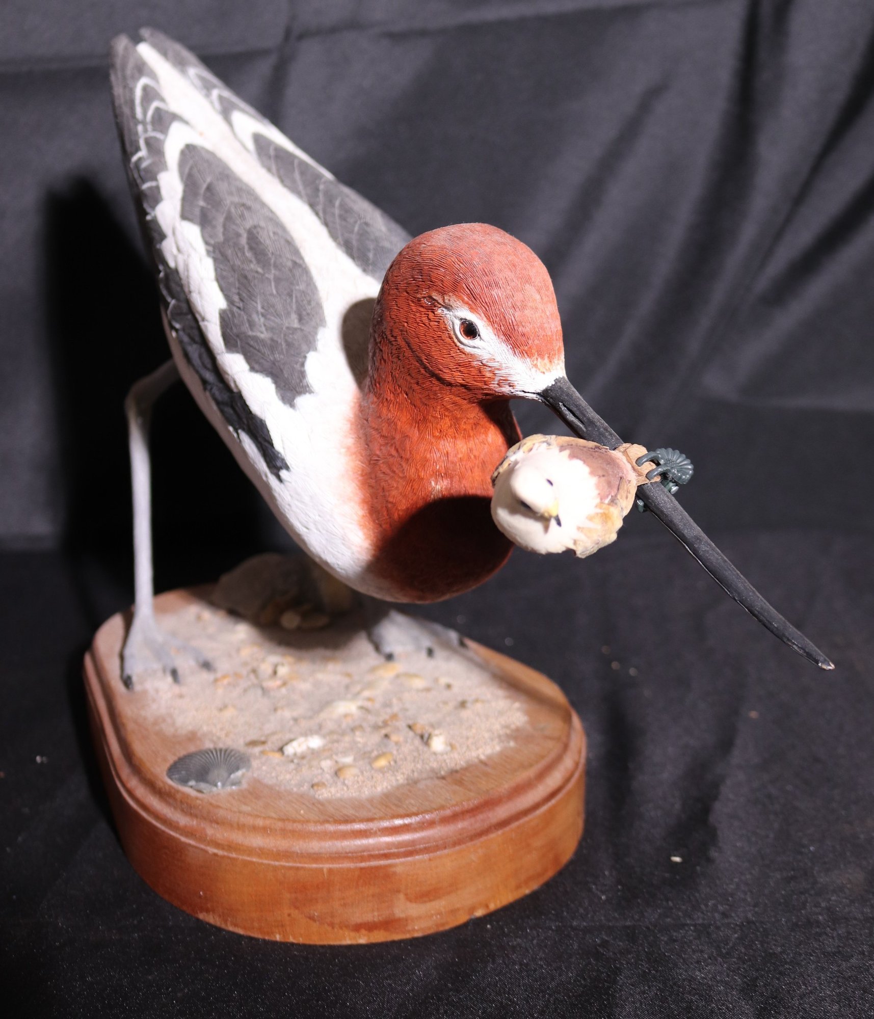 Joseph G Mann Hand Painted/carved Wood American Avocet Wildlife Art ...