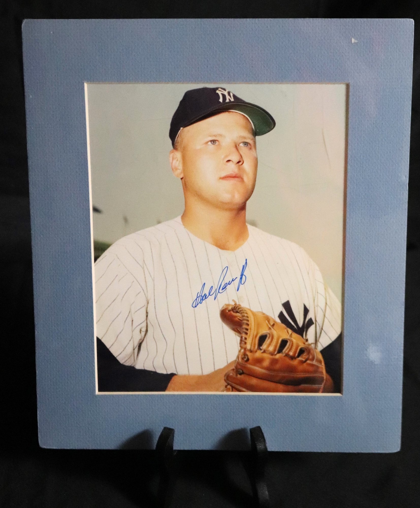 Hal Reniff New York Yankees Autographed Photo In Blue Mat #48448 ...