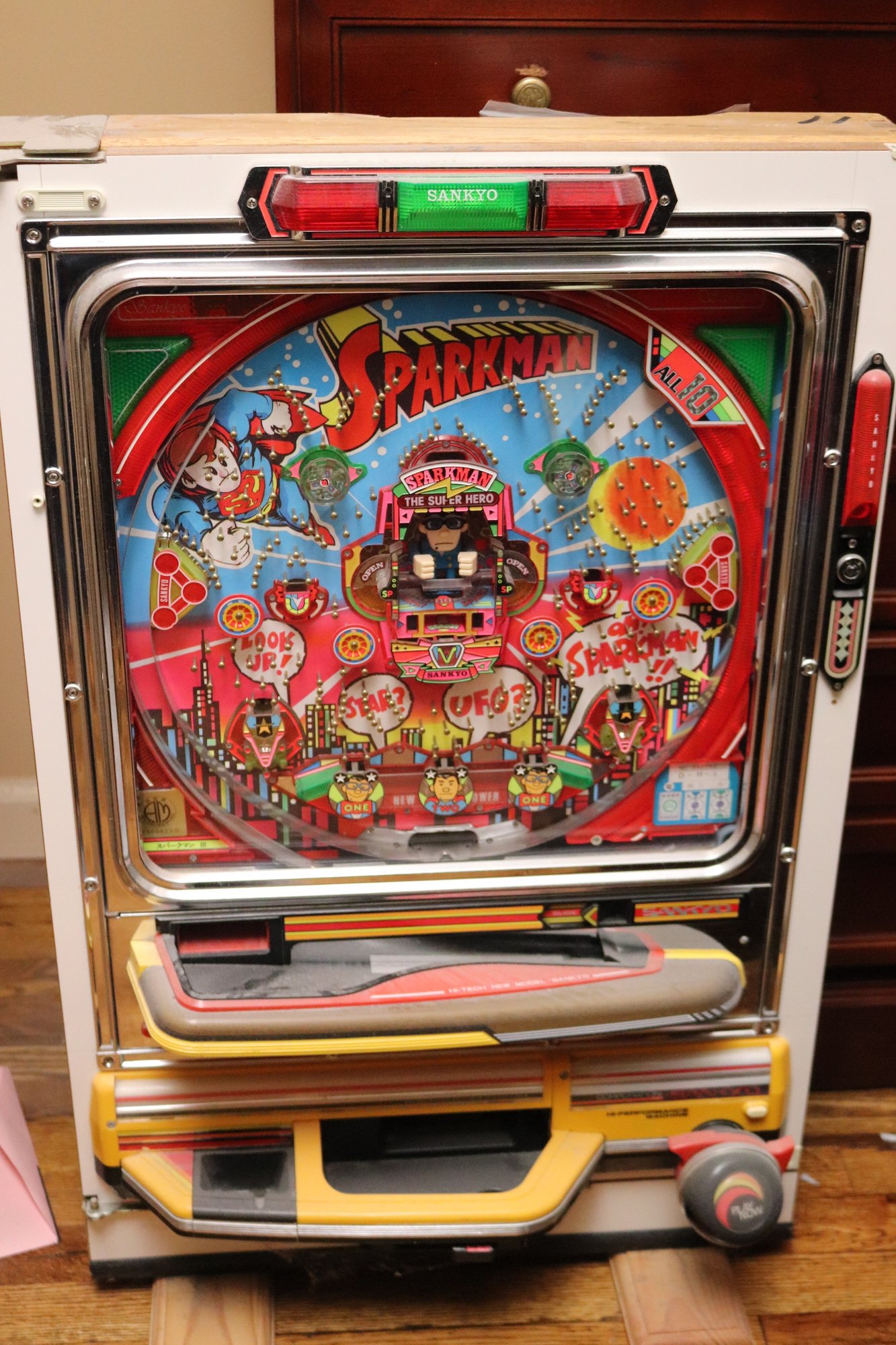Vintage Sankyo Sparkman Electronic Pachinko Machine #49805 ...