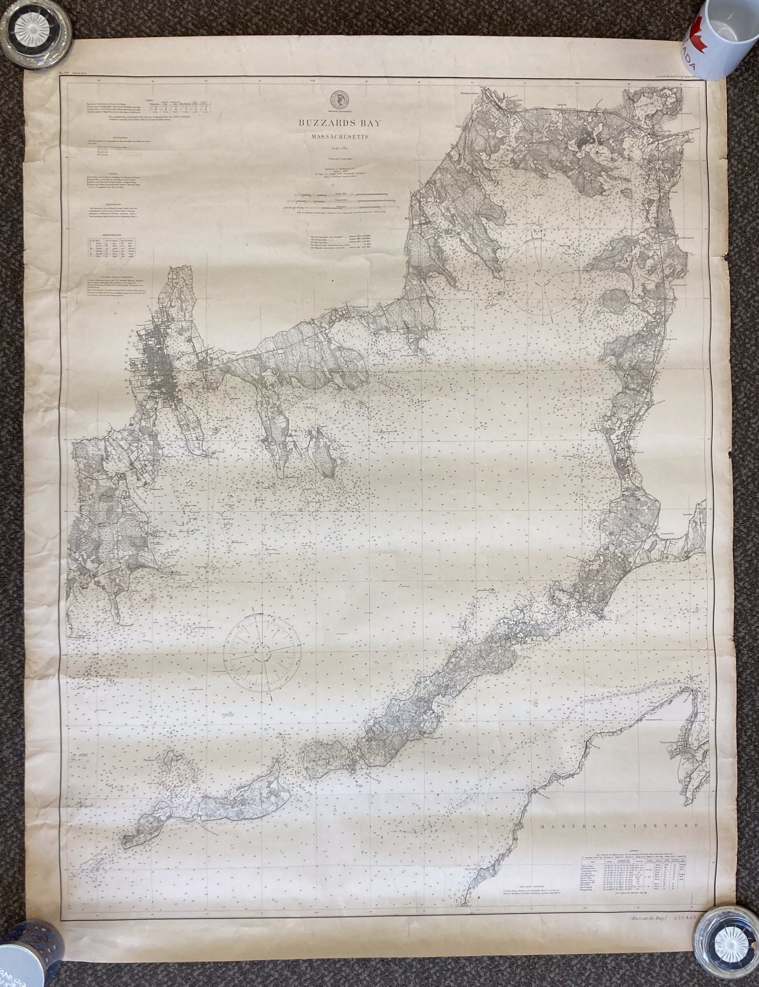 1899 BUZZARDS BAY Map - Cape Cod #5894 | Auctionninja.com