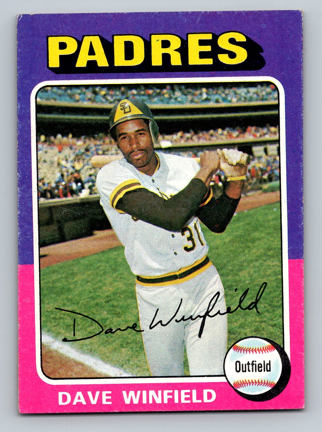1975 TOPPS Dave Winfield Baseball Card - EX #30718 | Auctionninja.com