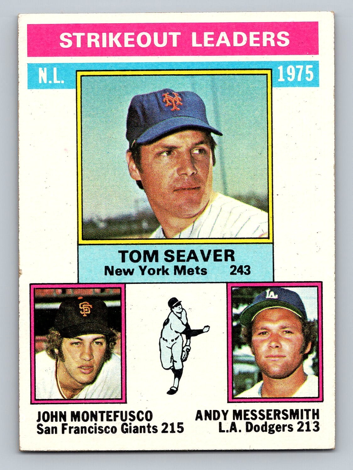 1976 TOPPS Tom Seaver Baseball Card - EX-MT #30214 | Auctionninja.com