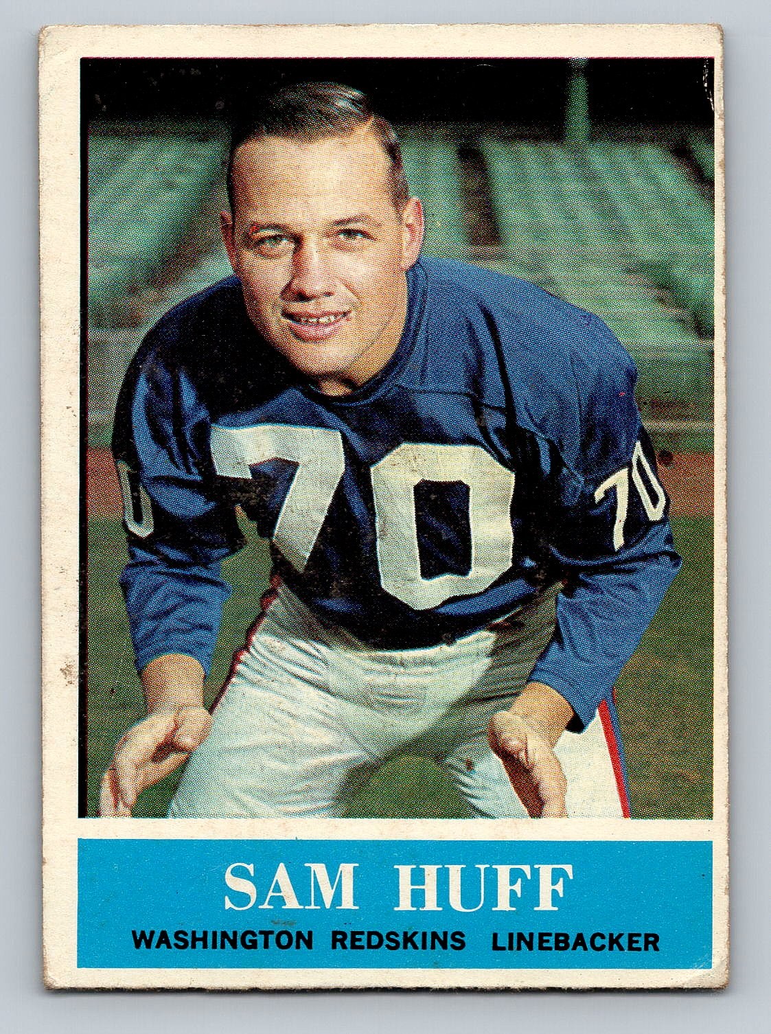 1964 Philadelphia Gun Sam Huff Football Card - VG #19893 | Auctionninja.com