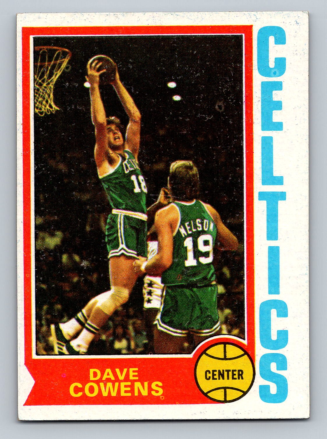 1974 Dave Cowens Topps Basketball Card EX-MT To NM #13326 ...