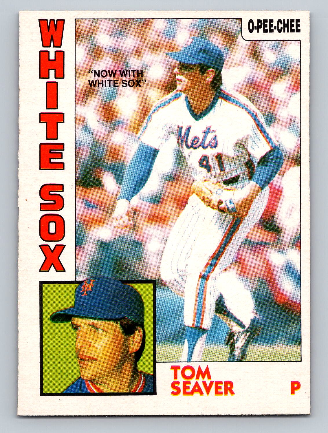 1984 OPC Tom Seaver Baseball Card With Trade Line - MINT #14252 ...