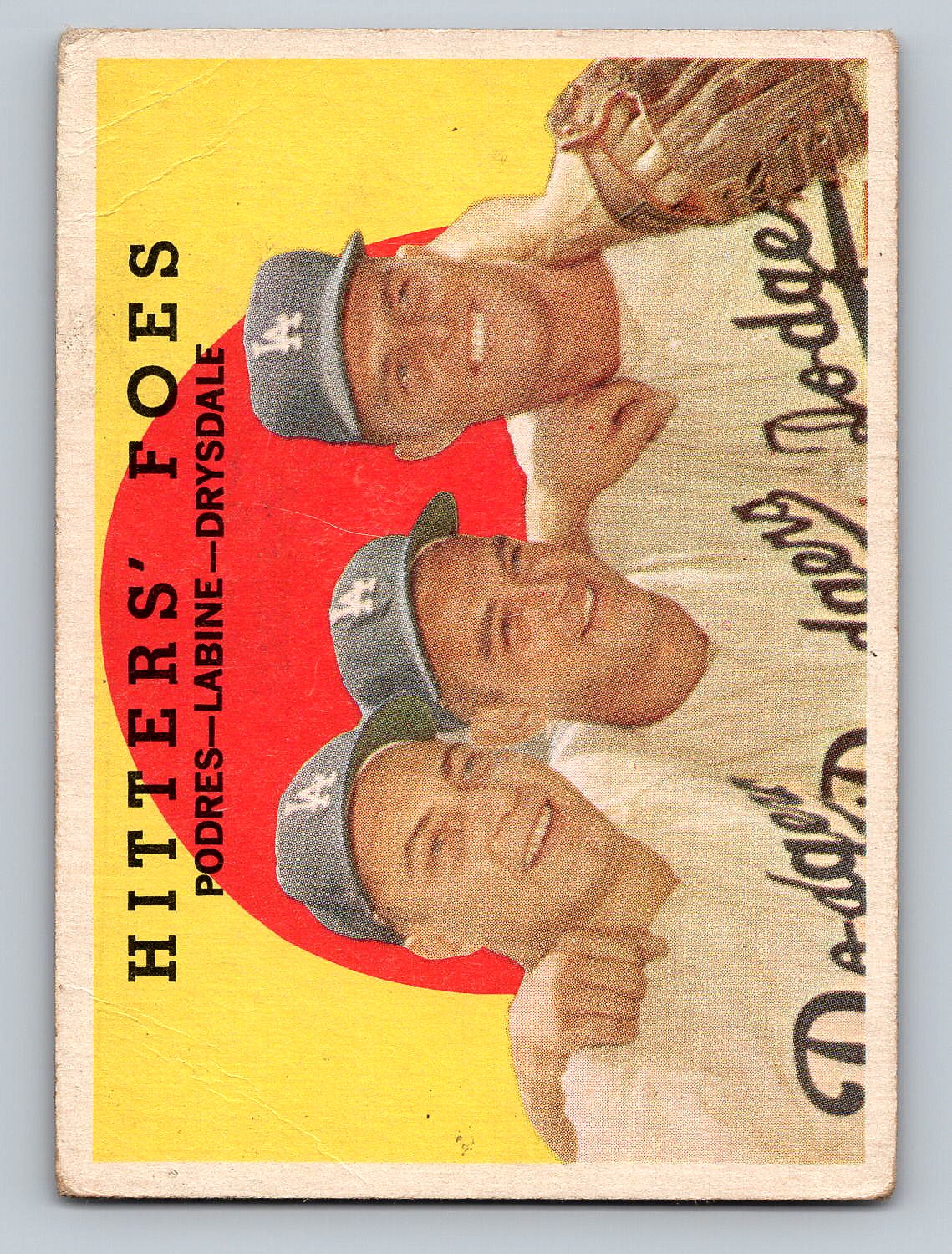 1959 Topps Dodgers Don Drysdale Baseball Card VG #15003 | Auctionninja.com