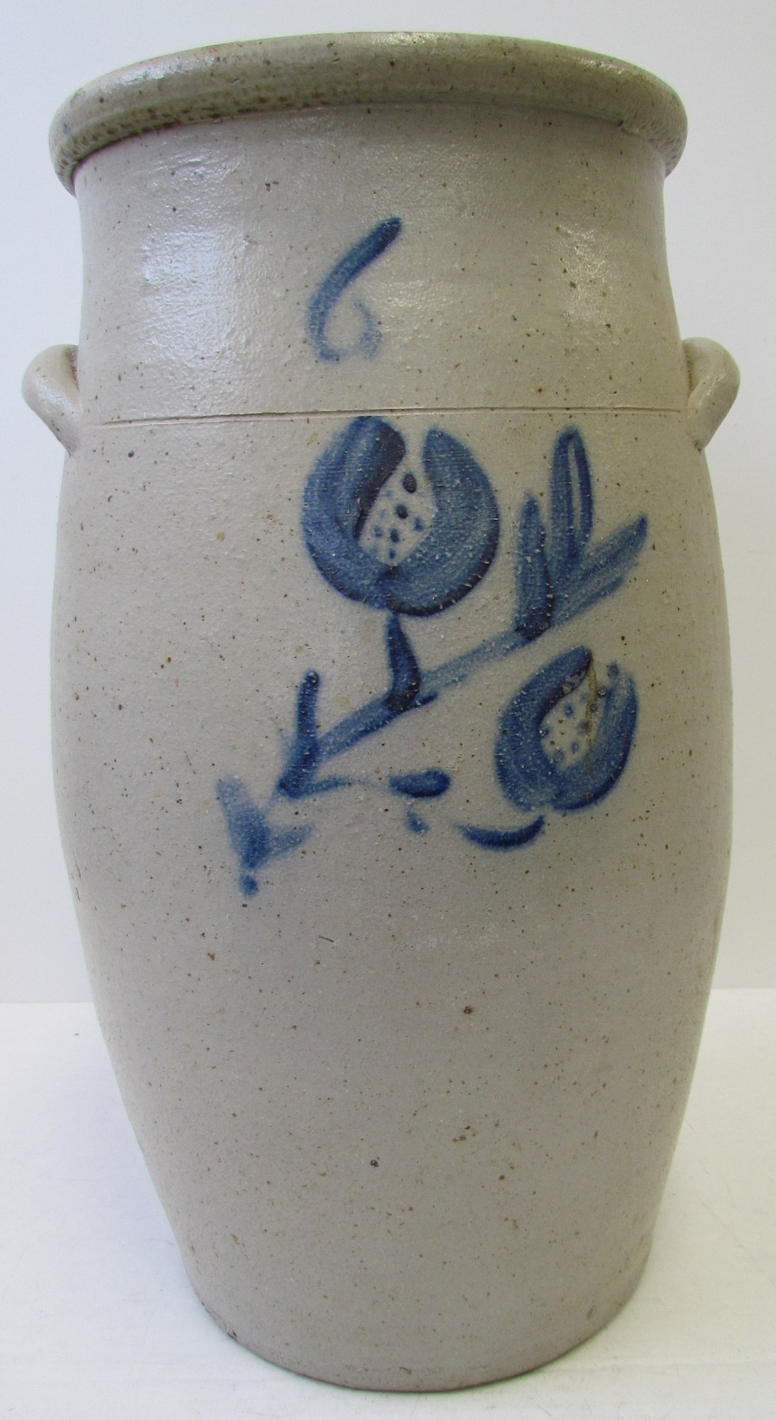 Large Vintage Stoneware Crock #12606 | Auctionninja.com