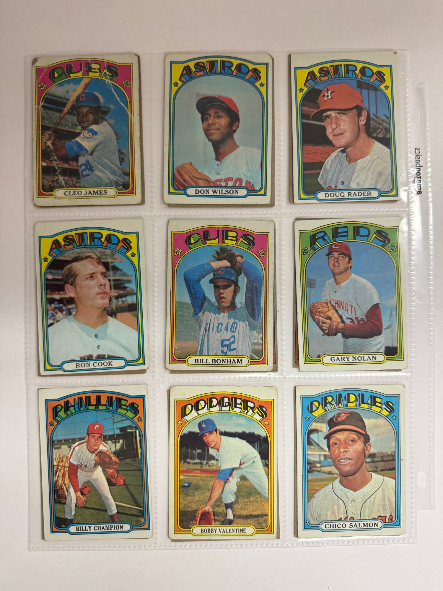 (120) 1972 Topps Baseball Cards Including High Numbers Nolan Ryan Frank ...