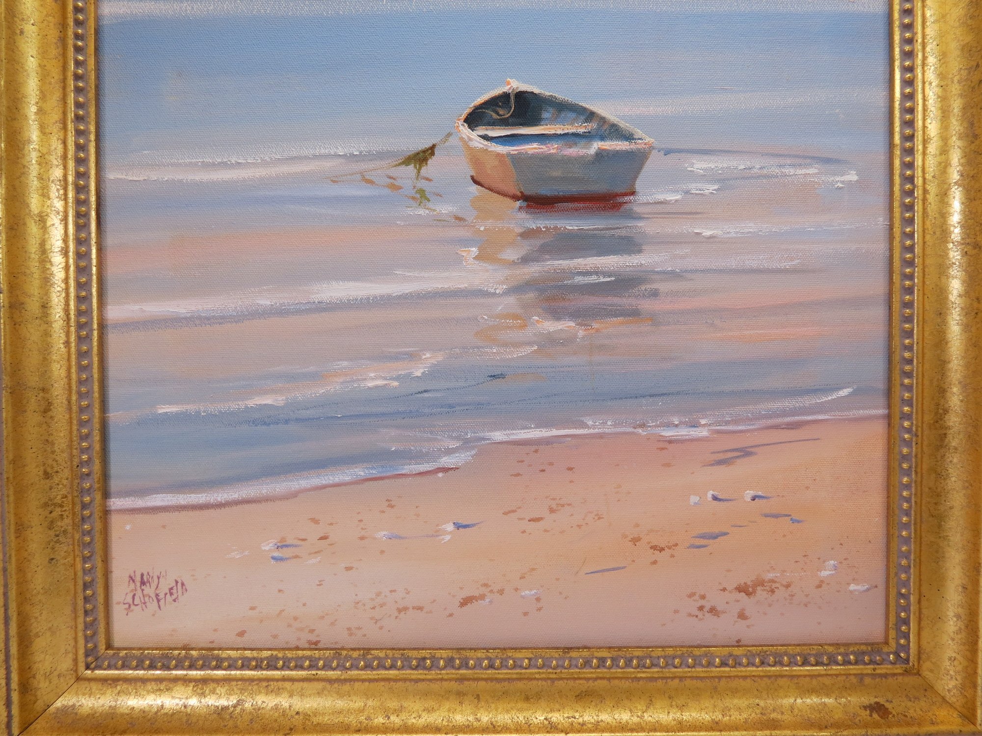 Mary Schofield Cape Cod Artist Oil On Canvas Painting #32685 ...