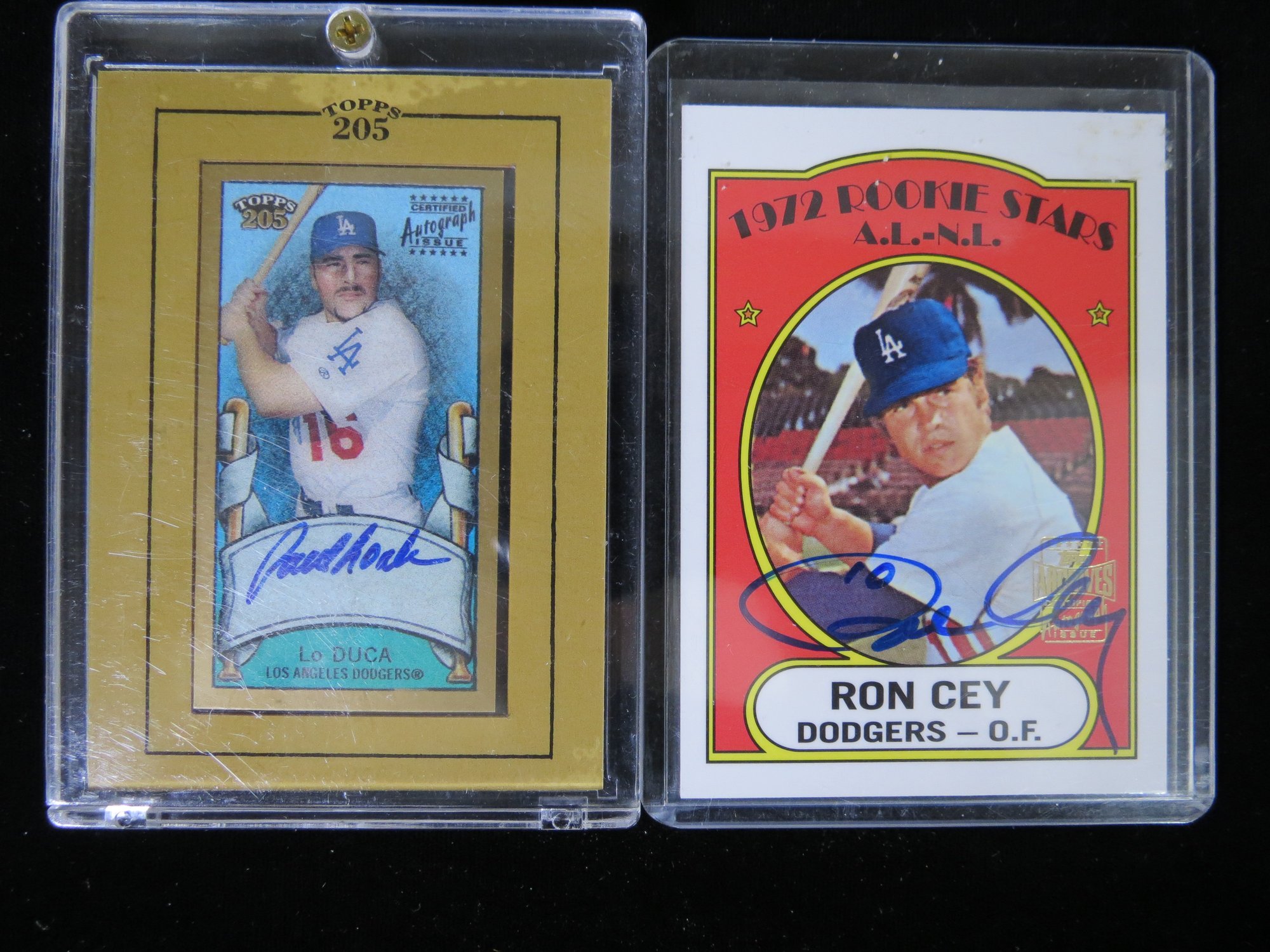 (14) Brooklyn And LA Dodgers Greats Signed Autographed Baseball Cards ...