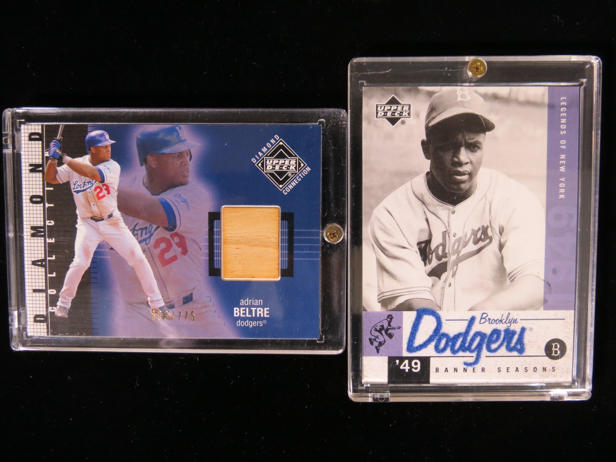 (15) Brooklyn And LA Dodgers Greats Relic Baseball Cards #20537 ...