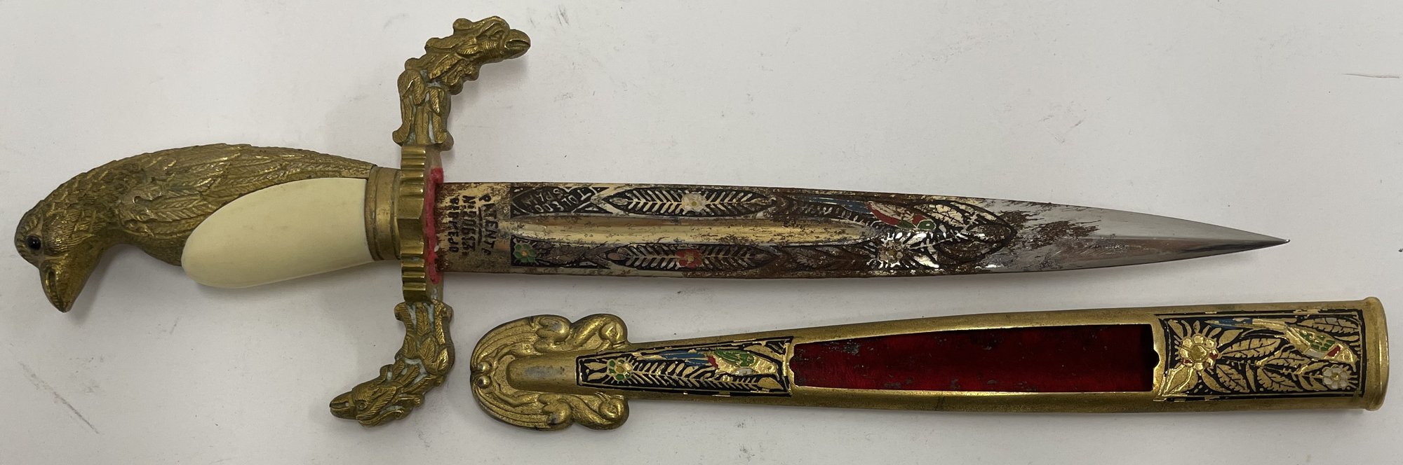 Spanish TOLEDO Spain Knife With Sheath #41390 | Auctionninja.com