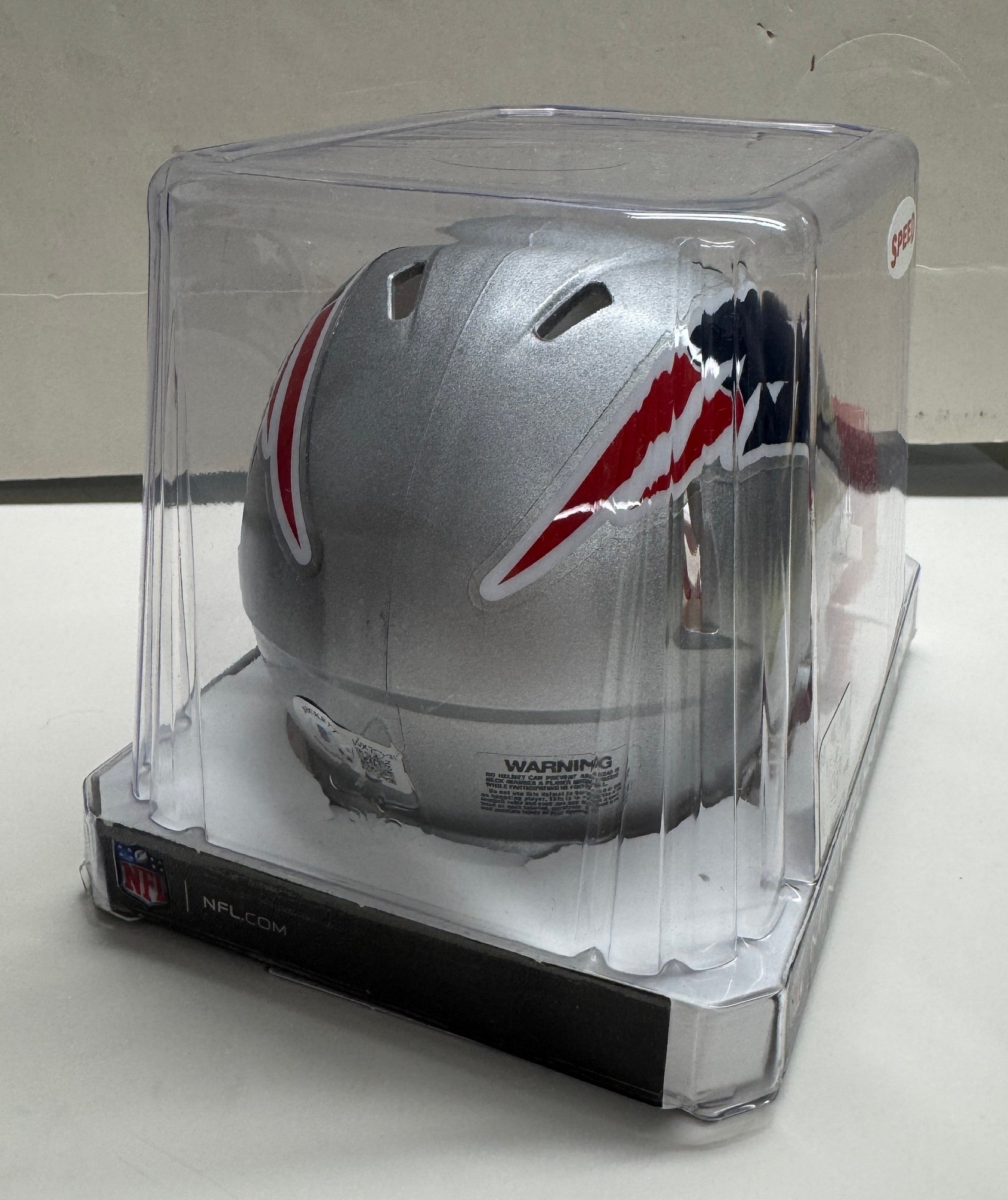 Mac Jones Signed Autographed New England Patriots Mini Helmet Beckett ...