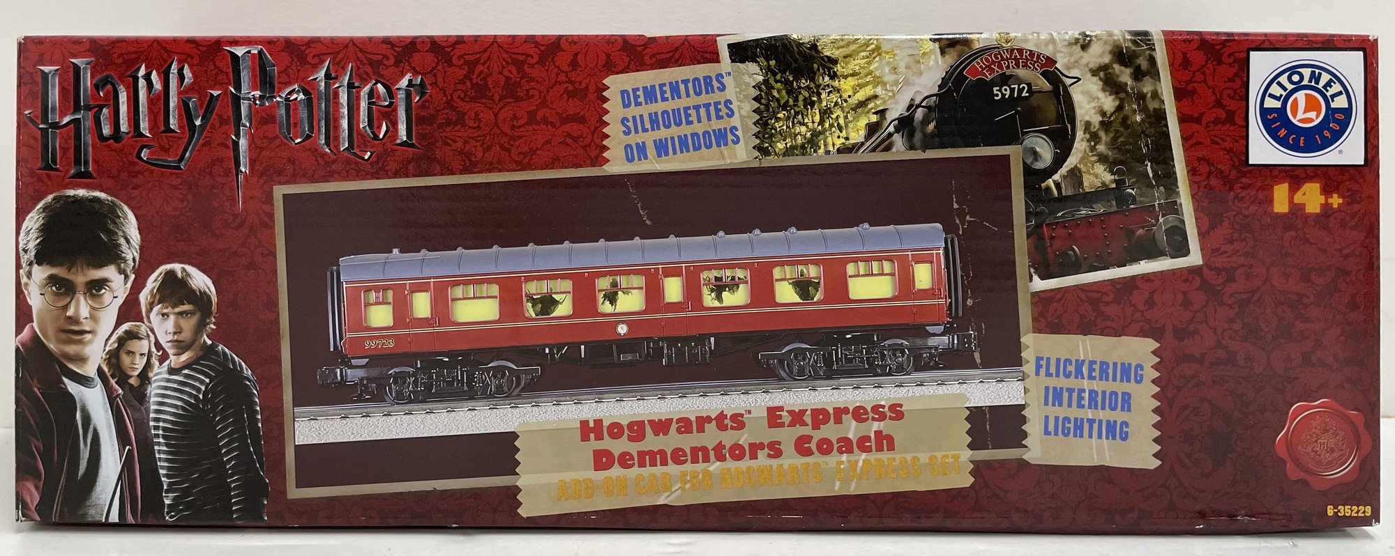 Lionel Trains HARRY POTTER Hogwarts Express Dementors Coach Add-On Car ...