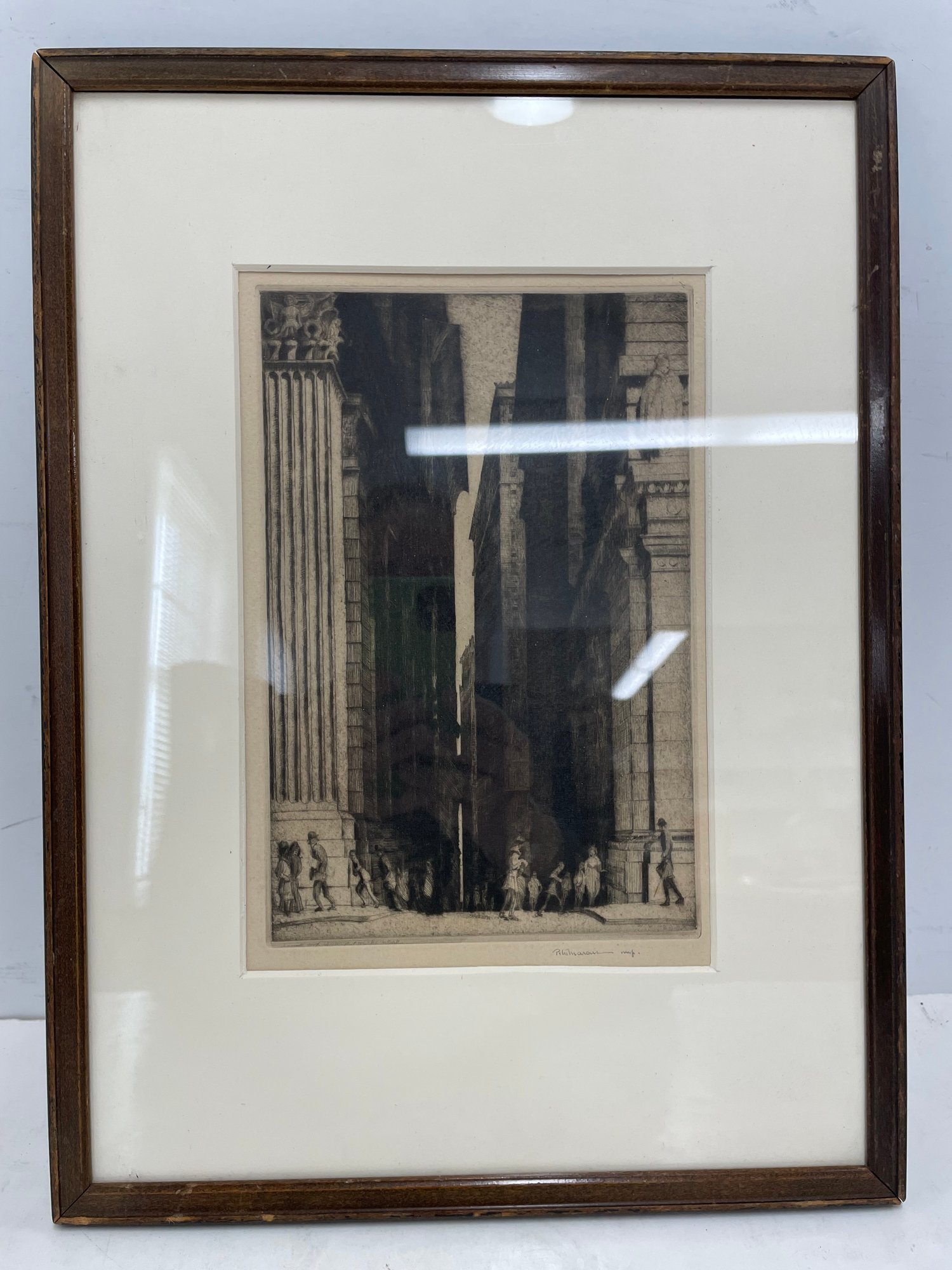 1920s PETER MARCUS CANYON IN GOTHAM Signed Etching #21202 ...