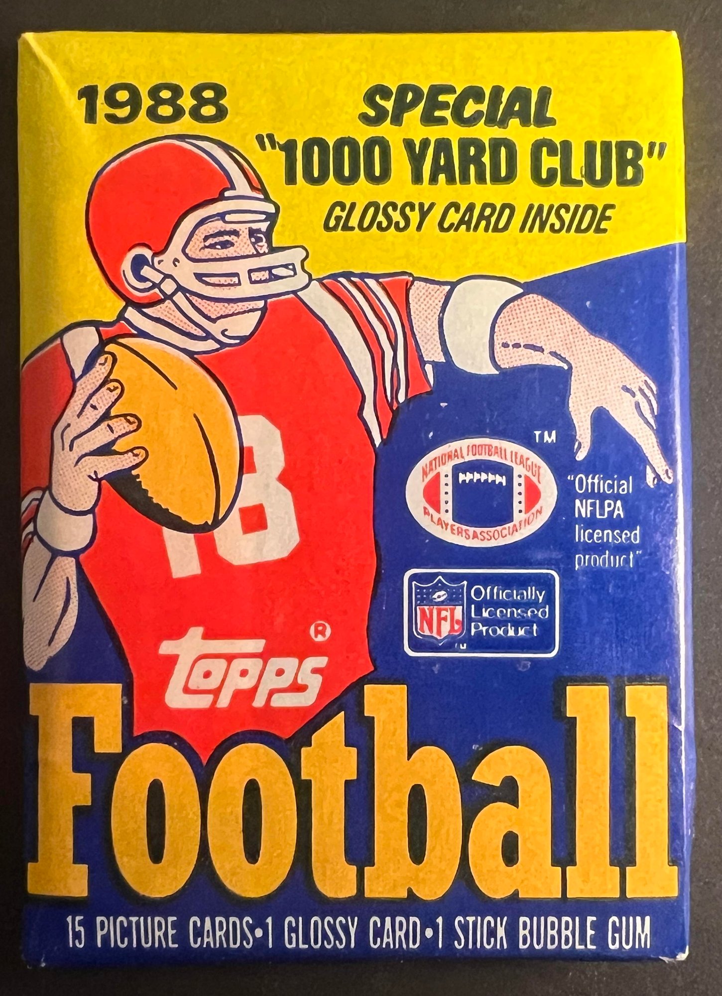 1988 Topps Sealed Unopened Football Wax Pack - MINT #33037 ...