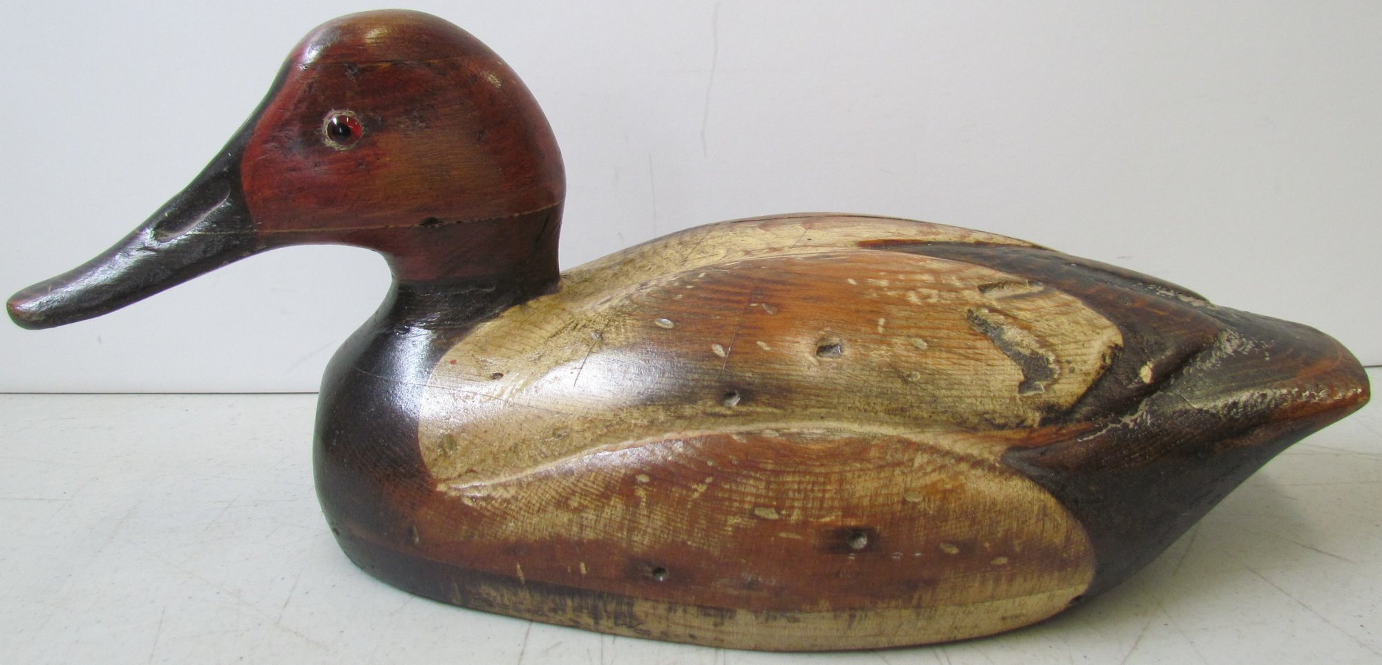1979 TOM TABER Signed Wooden Duck Decoy #11354 | Auctionninja.com