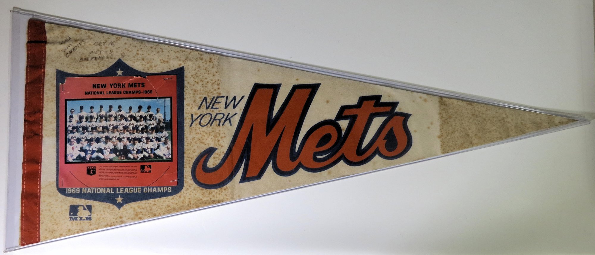 1969 New York Mets Baseball Picture Pennant - World Championship Team ...