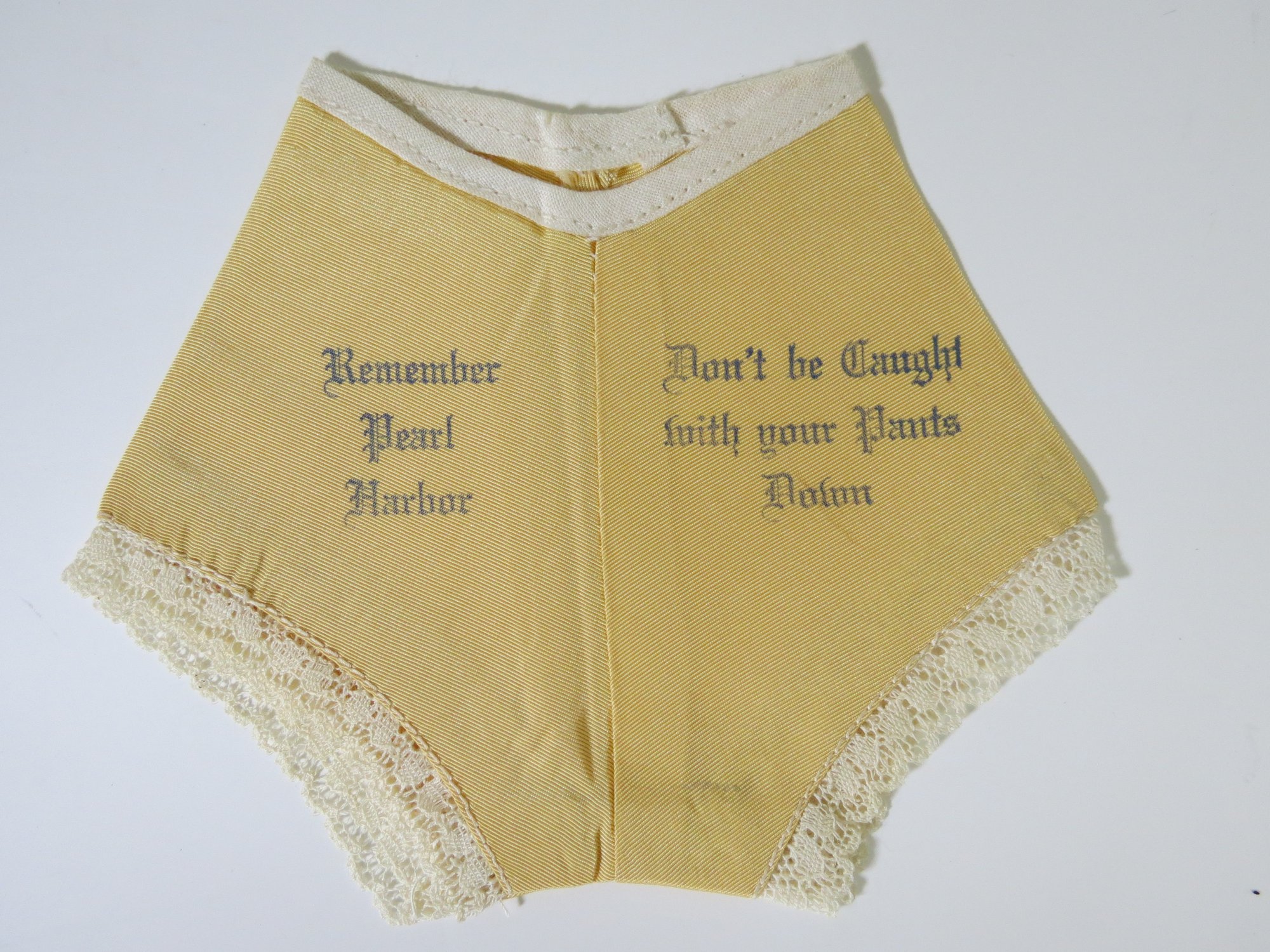 1940's WWII Remember Pearl Harbor Novelty Small Panties #15953 ...