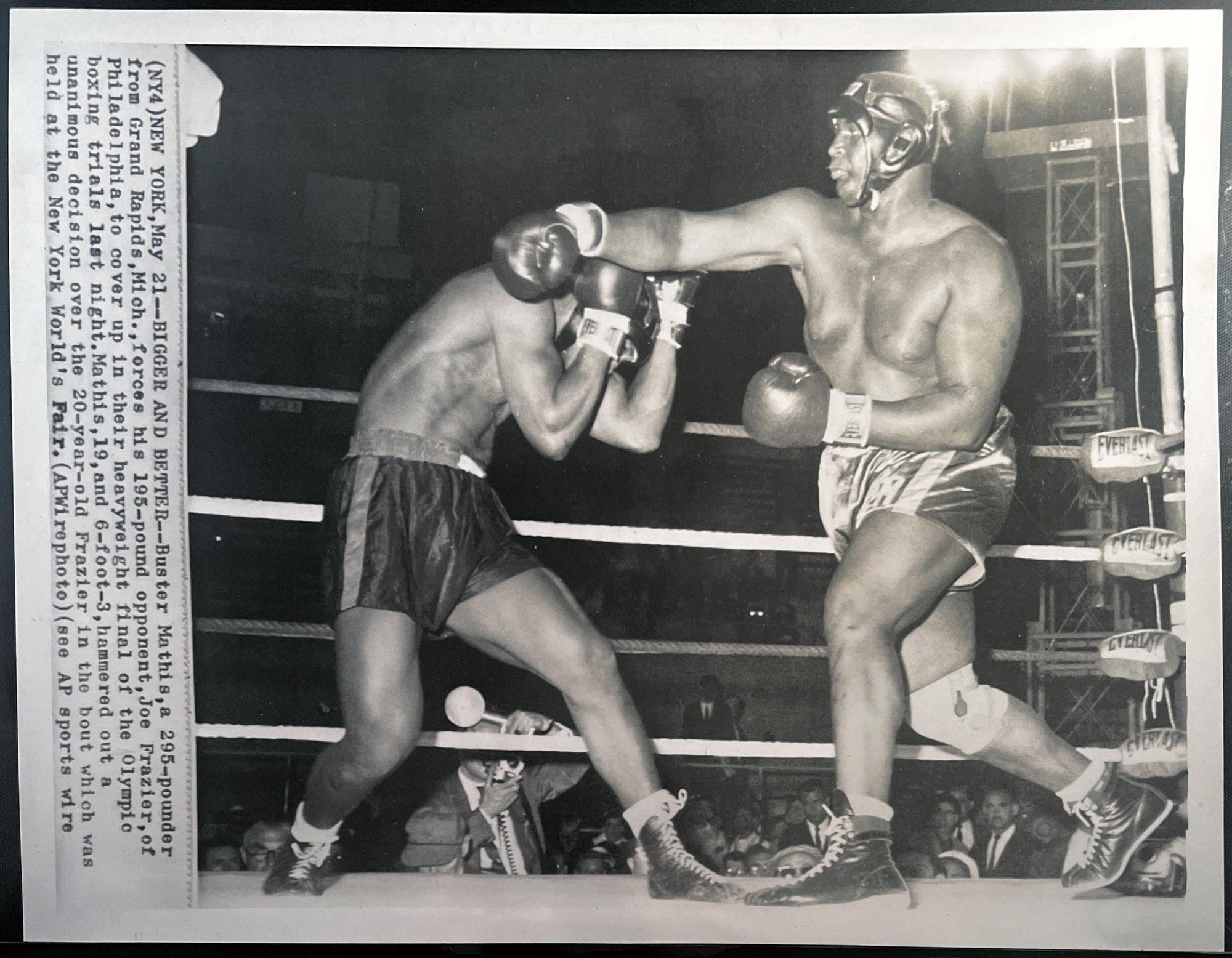 1964 Joe Frazier Vs Buster Mathis Olympic Boxing Wire Photo #5459 ...