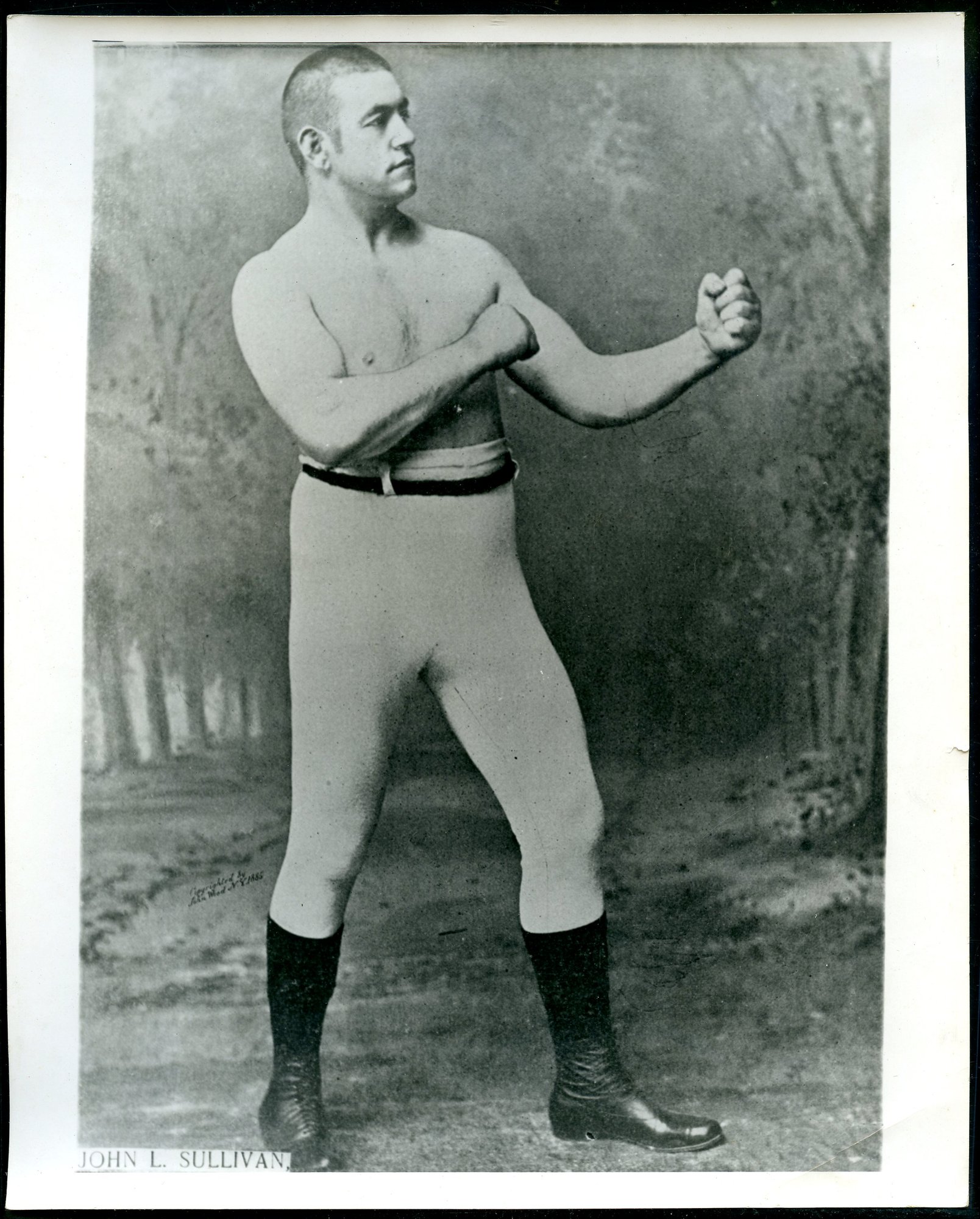 1950's John L Sullivan Boxing Vintage 8 X 10 Photograph #4206 ...