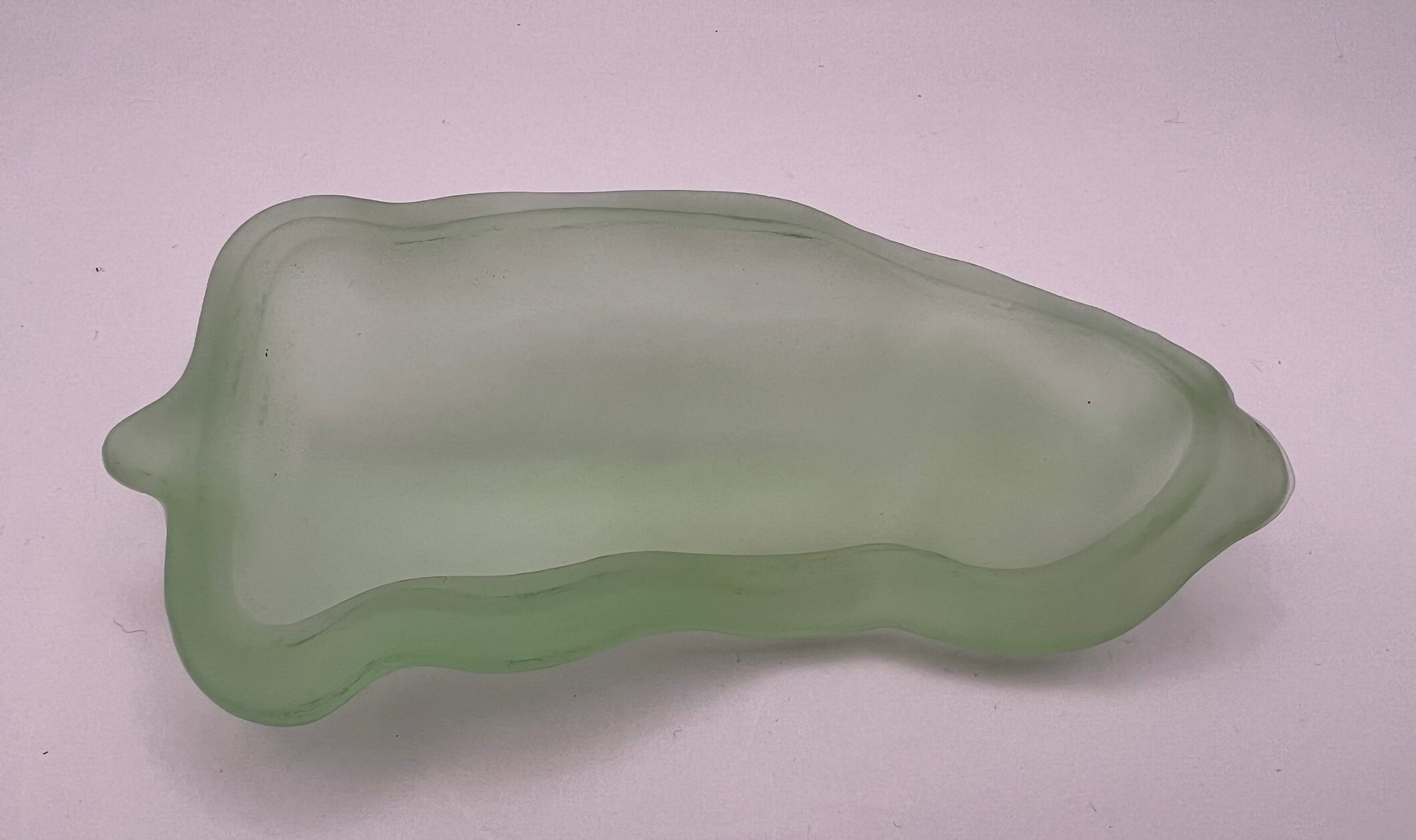 Tiara Indiana Frosted Satin Green Glass Elephant Candy Dish With Lid ...