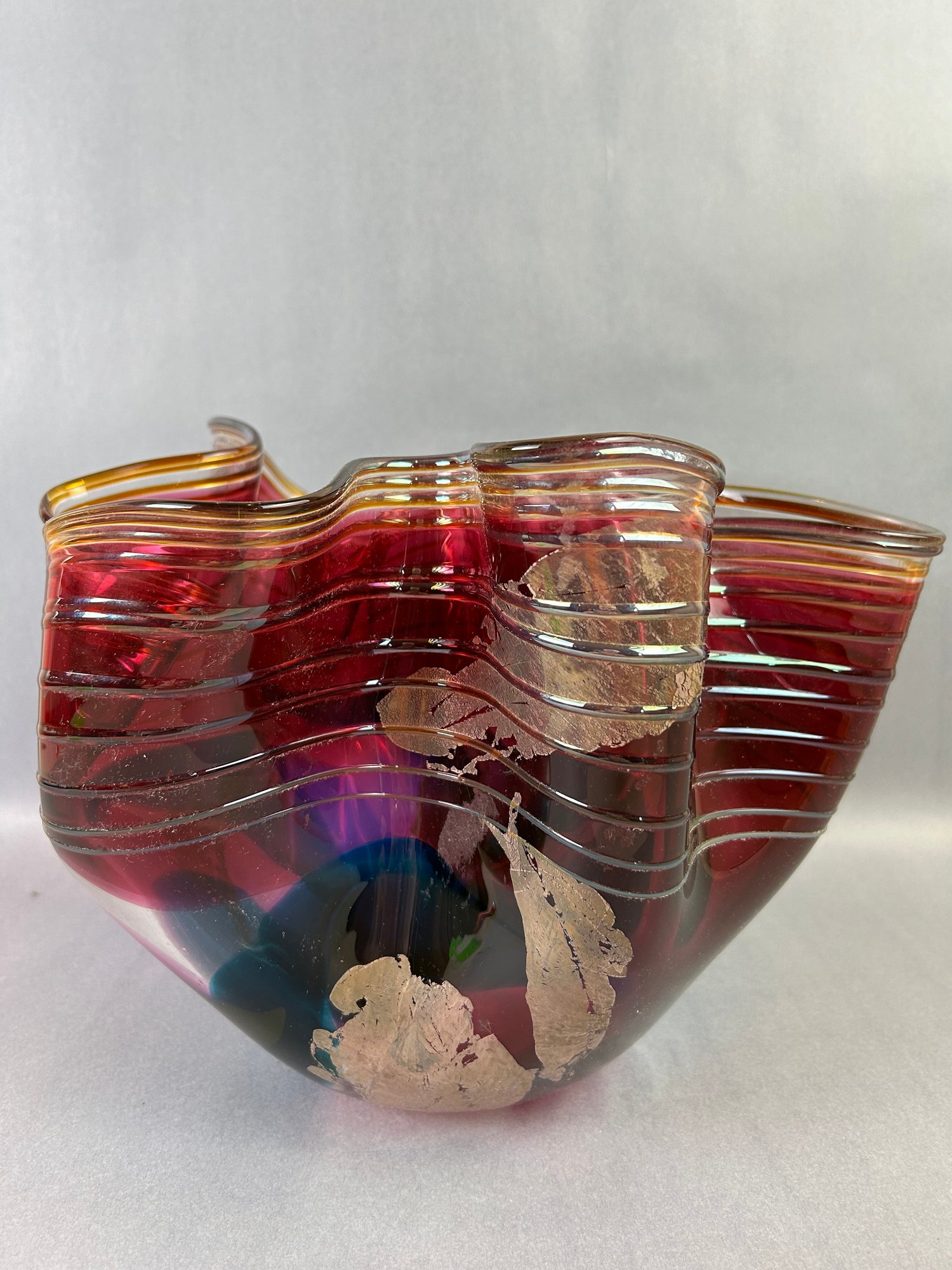 Scott & Laura Curry NW Studio Art Glass Bowl - Signed #52731 ...