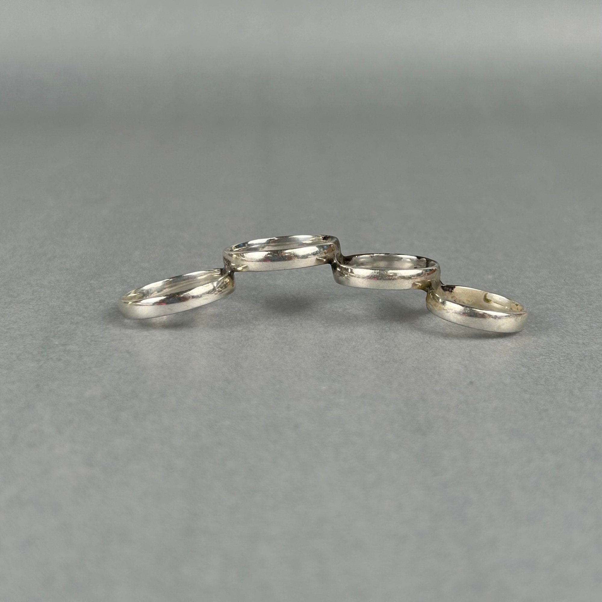 4 Finger Sterling Ring #75125 | Auctionninja.com
