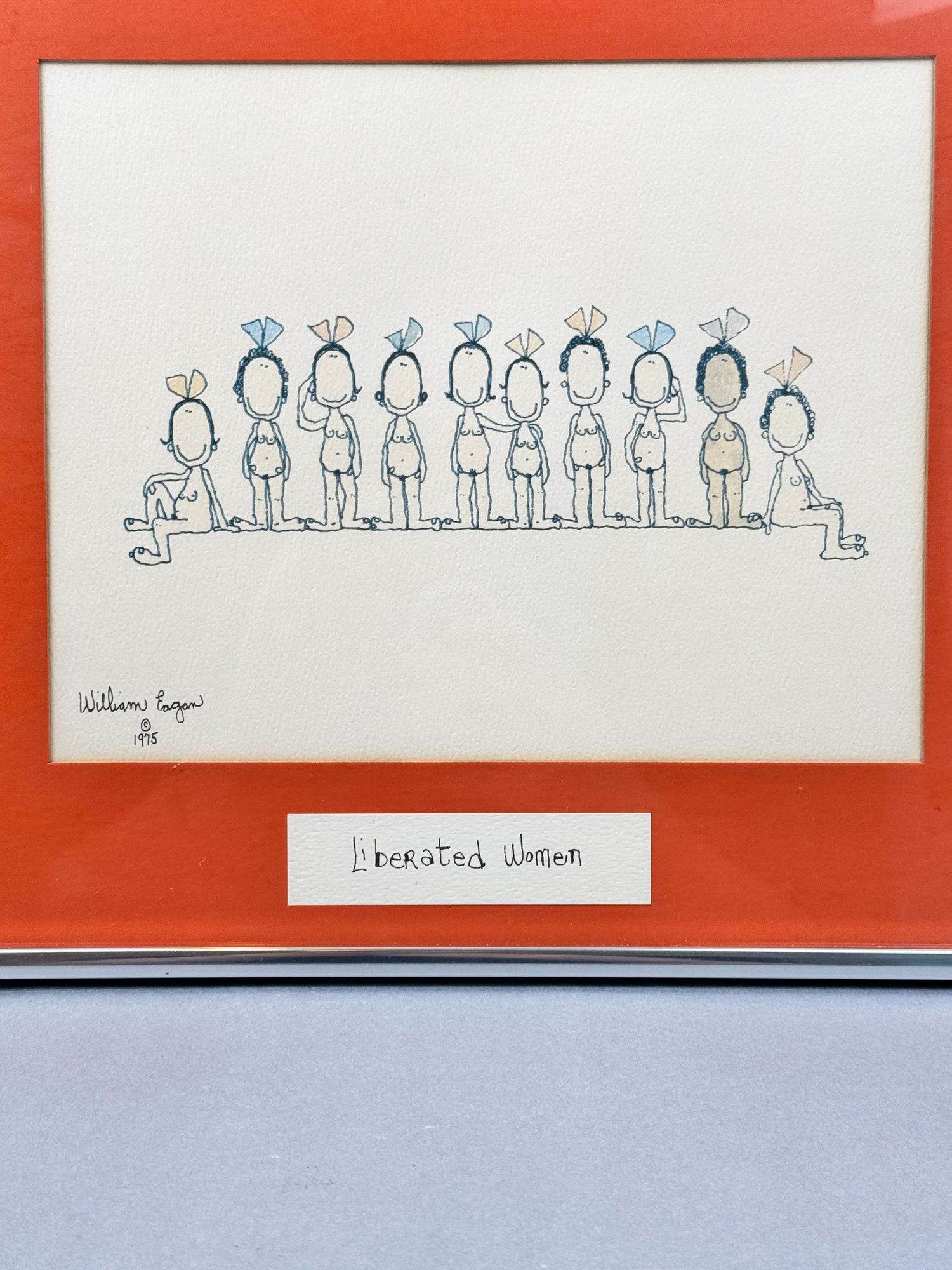 "Liberated Women" Print, Artist, William Eagan 1975 #64736 ...