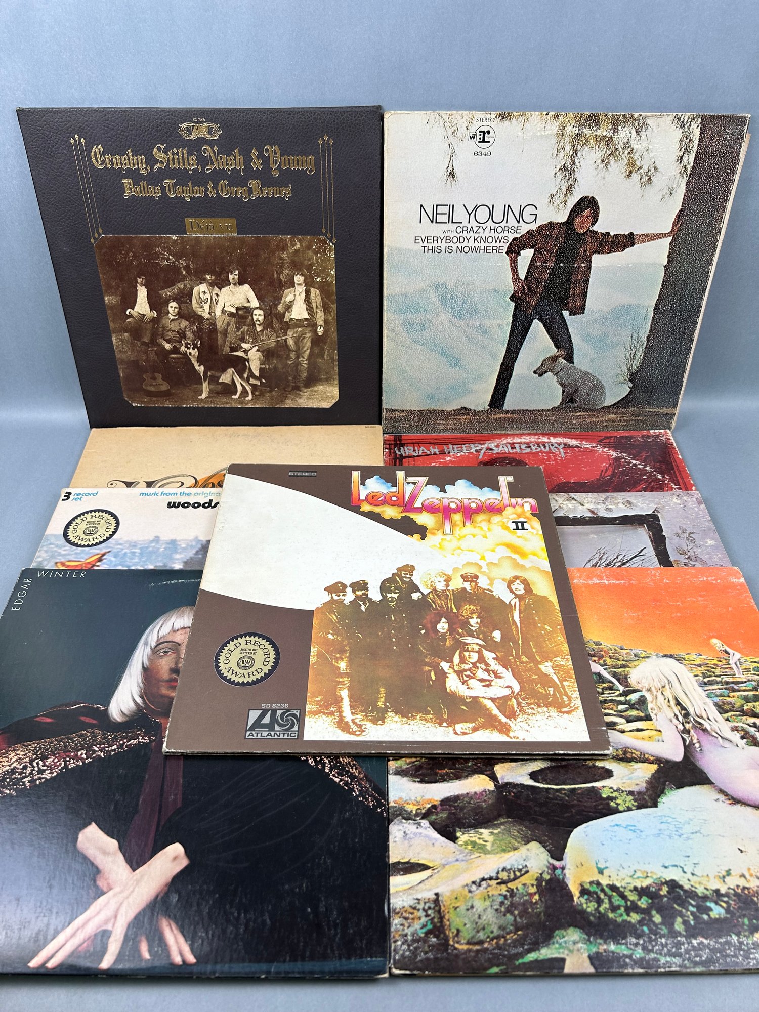 Lot Of Rock Records Led Zeppelin Neil Young And More #53195 ...