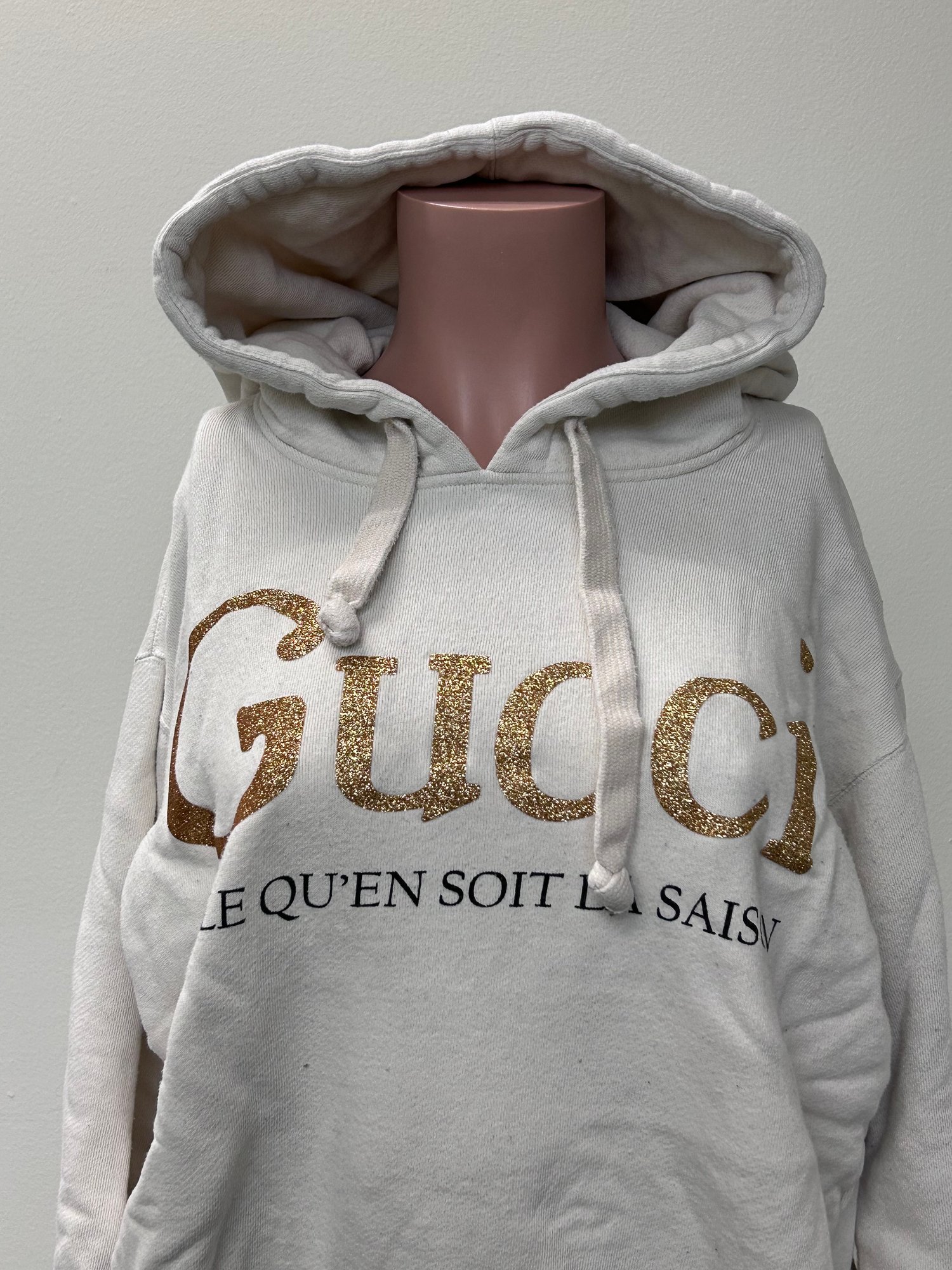 Gucci Quelle Qu'en Soit La Saison Hooded Sweatshirt - Sz S #88665 ...