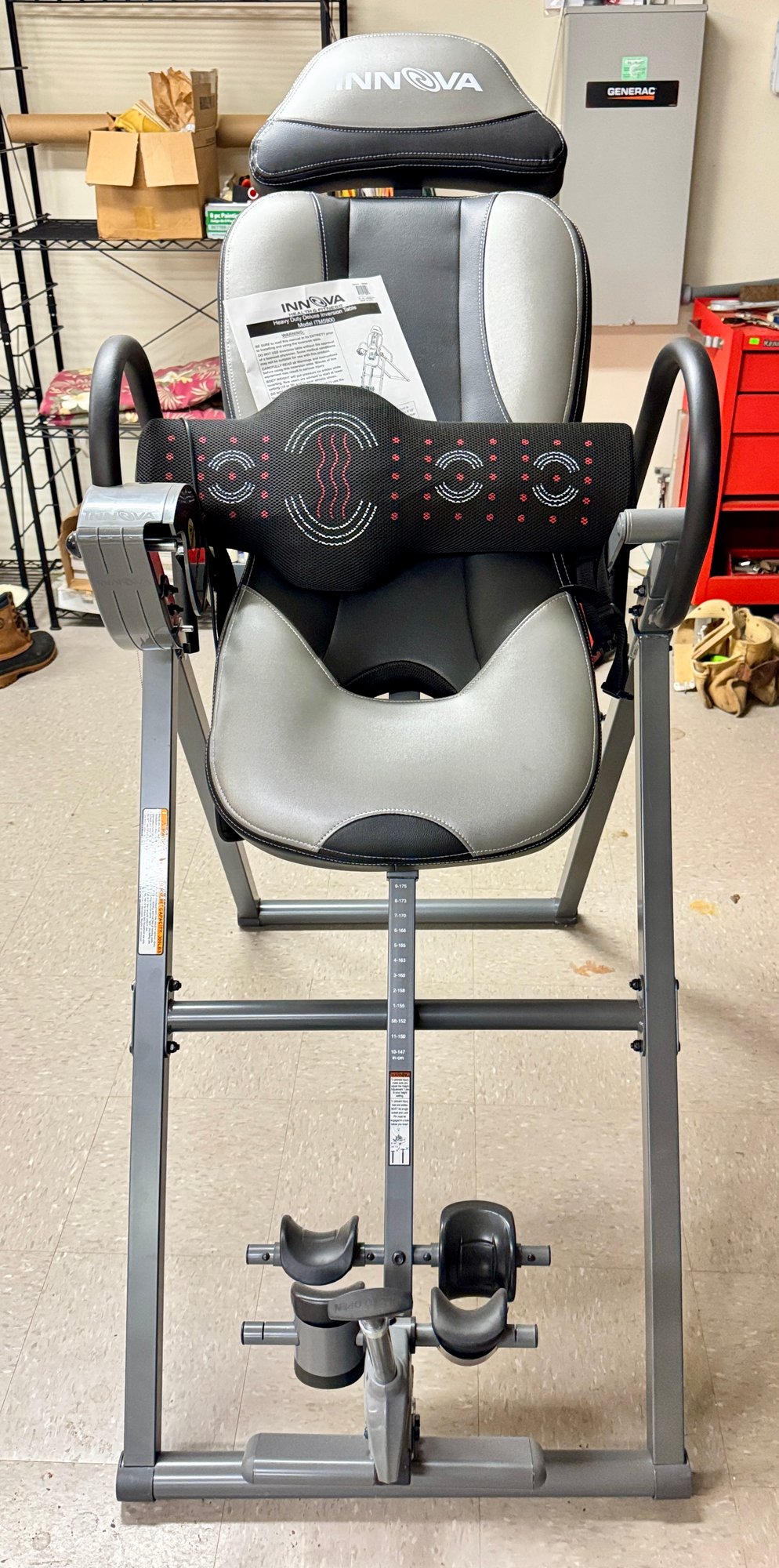 Innova Heavy Duty Deluxe Inversion Table - Model: ITM5900 #65152 ...