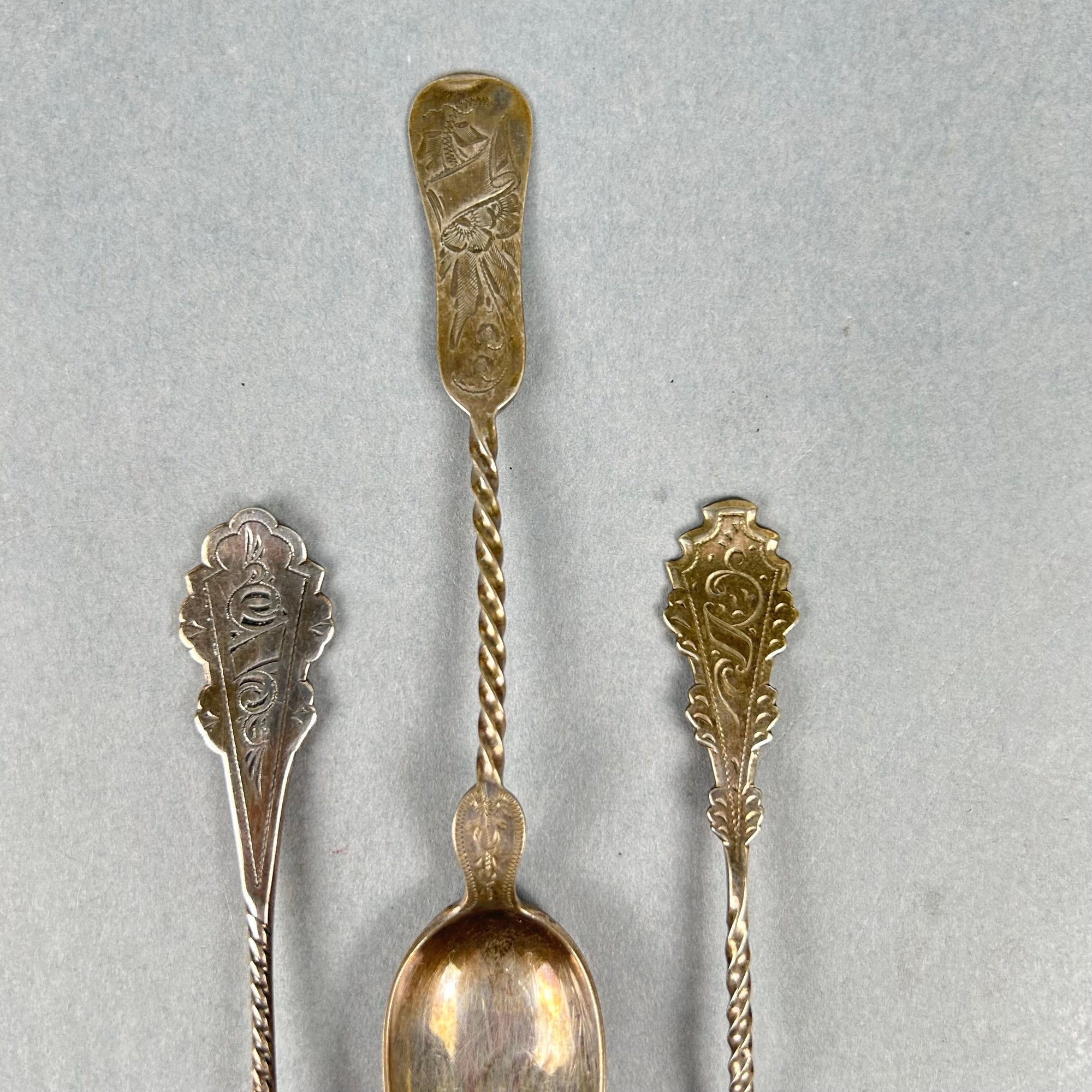 3 Victorian Aesthetic Coin Silver Spoons #76374 | Auctionninja.com